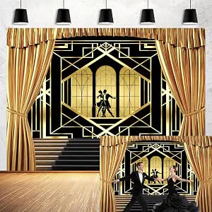 Amazon.com : 15x10ft Roaring 20s Backdrop for Photography Great 1920s ...