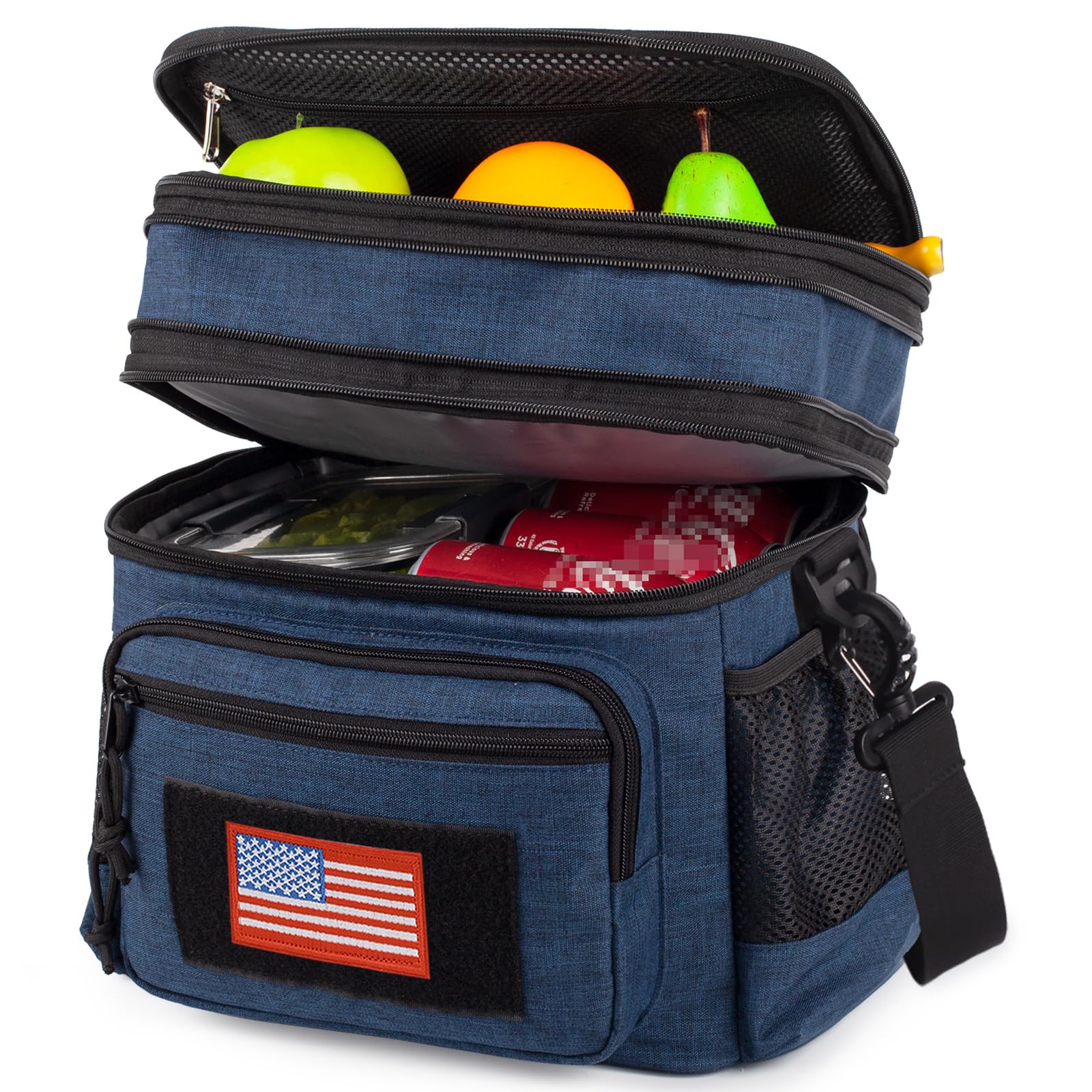 Amazon.com: ATRIPACK Lunch Bag for Men, Double Deck Tactical Lunch Box ...