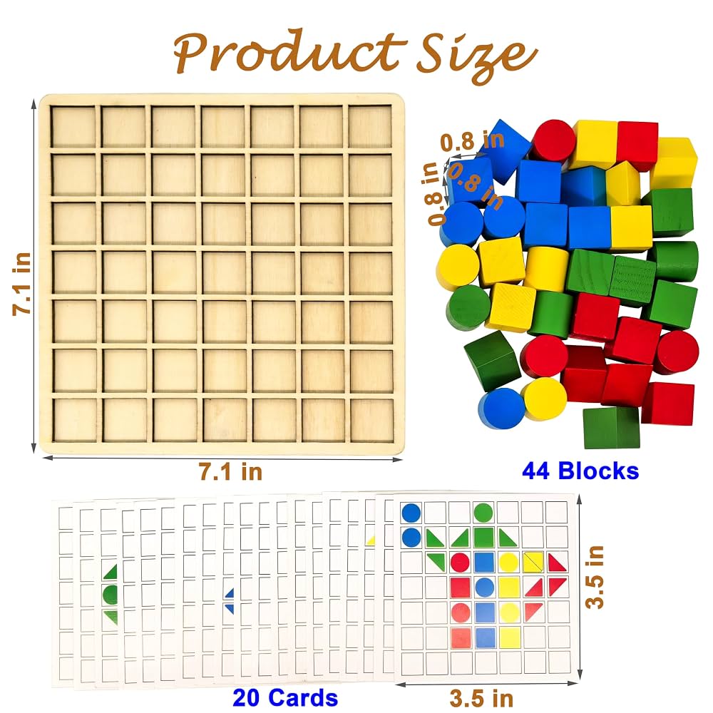 Travel Games Wettarn 3 Set Dementia Activities For Seniors Geometric ...