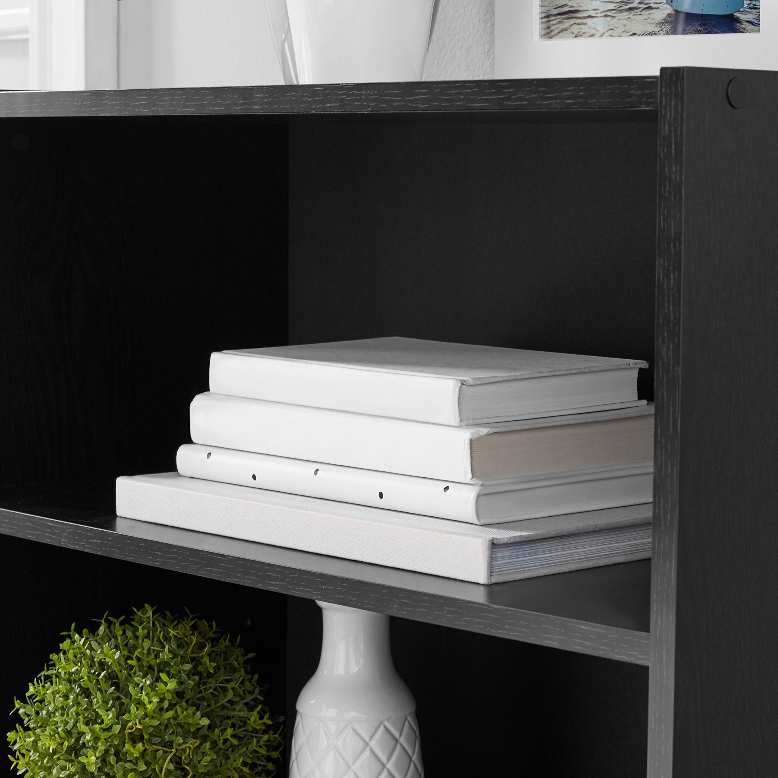 Mainstays 3-Shelf Bookcase With Adjustable Shelves, True, 60% OFF