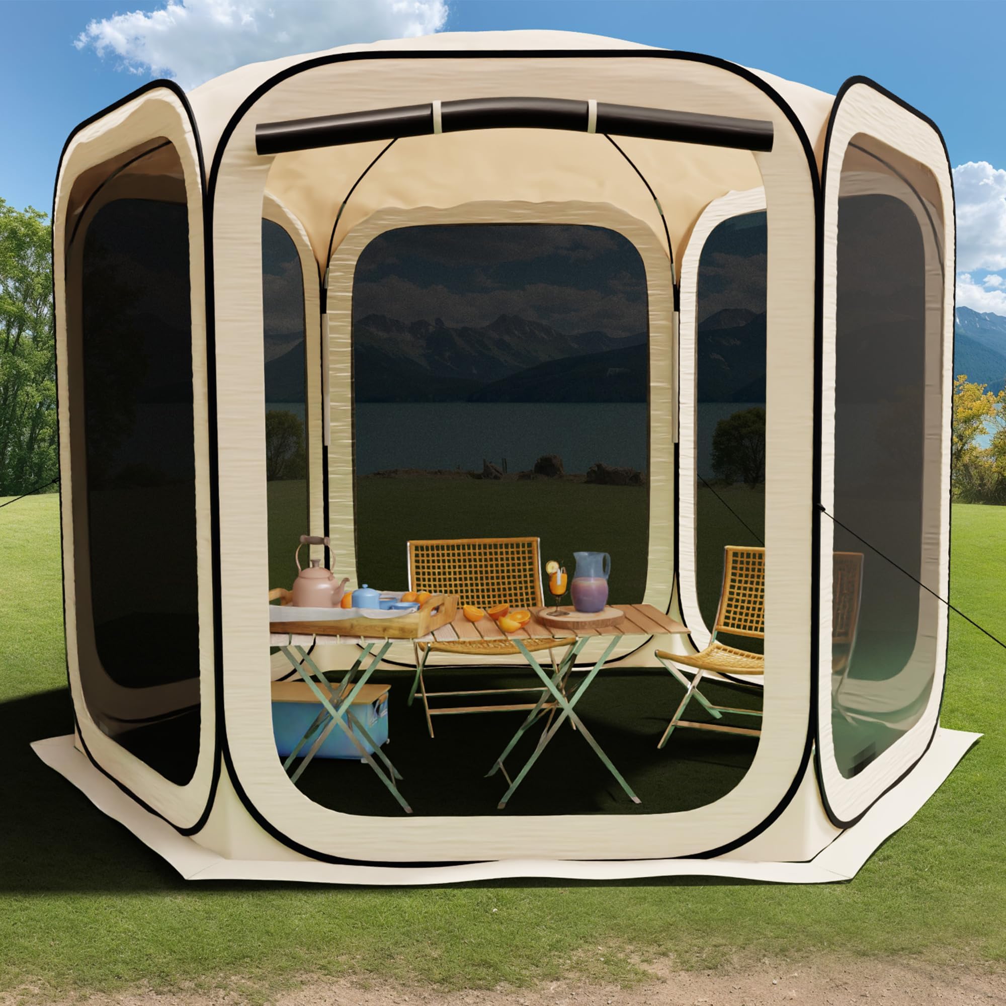 Amazon.com: HOOYEAH Pop-up Screen House, Portable Room Canopy Tent ...