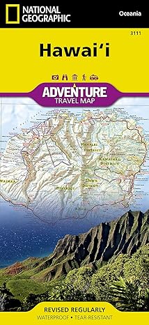 Hawaii Map (National Geographic Adventure Map, 3111): National ...