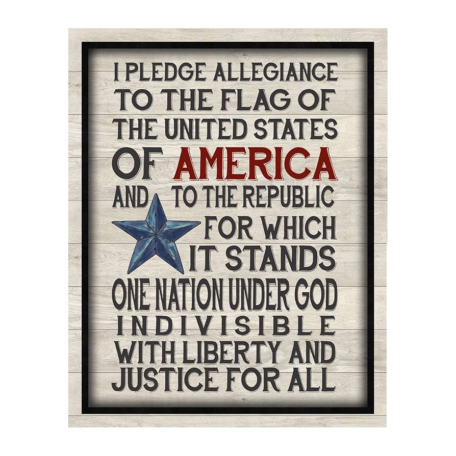 I Pledge Allegiance To The Flag Printable Pledge Of Allegiance