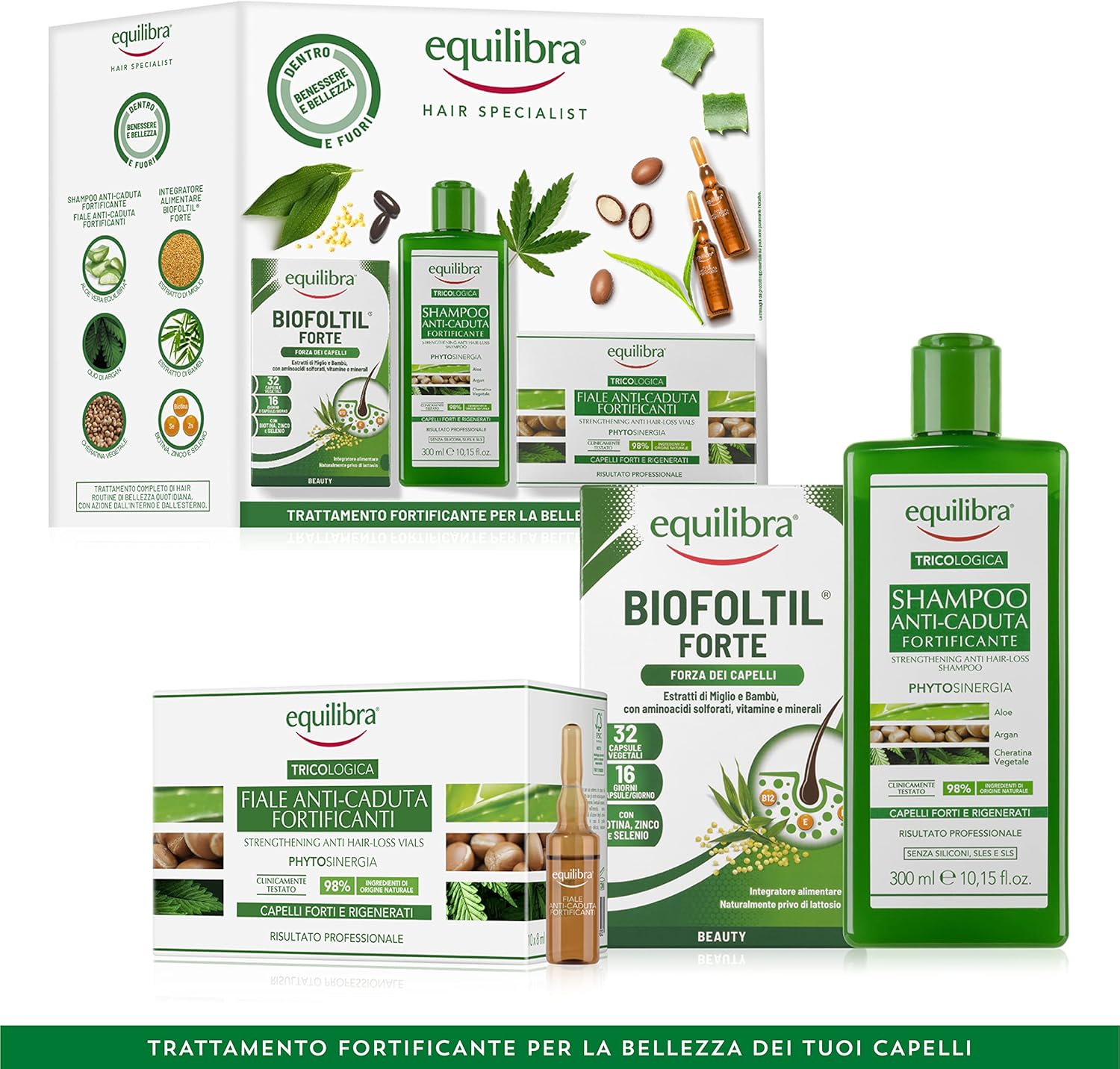 Equilibra Capelli,Cofanetto Hair Specialist,Shampoo Anti-Caduta ...
