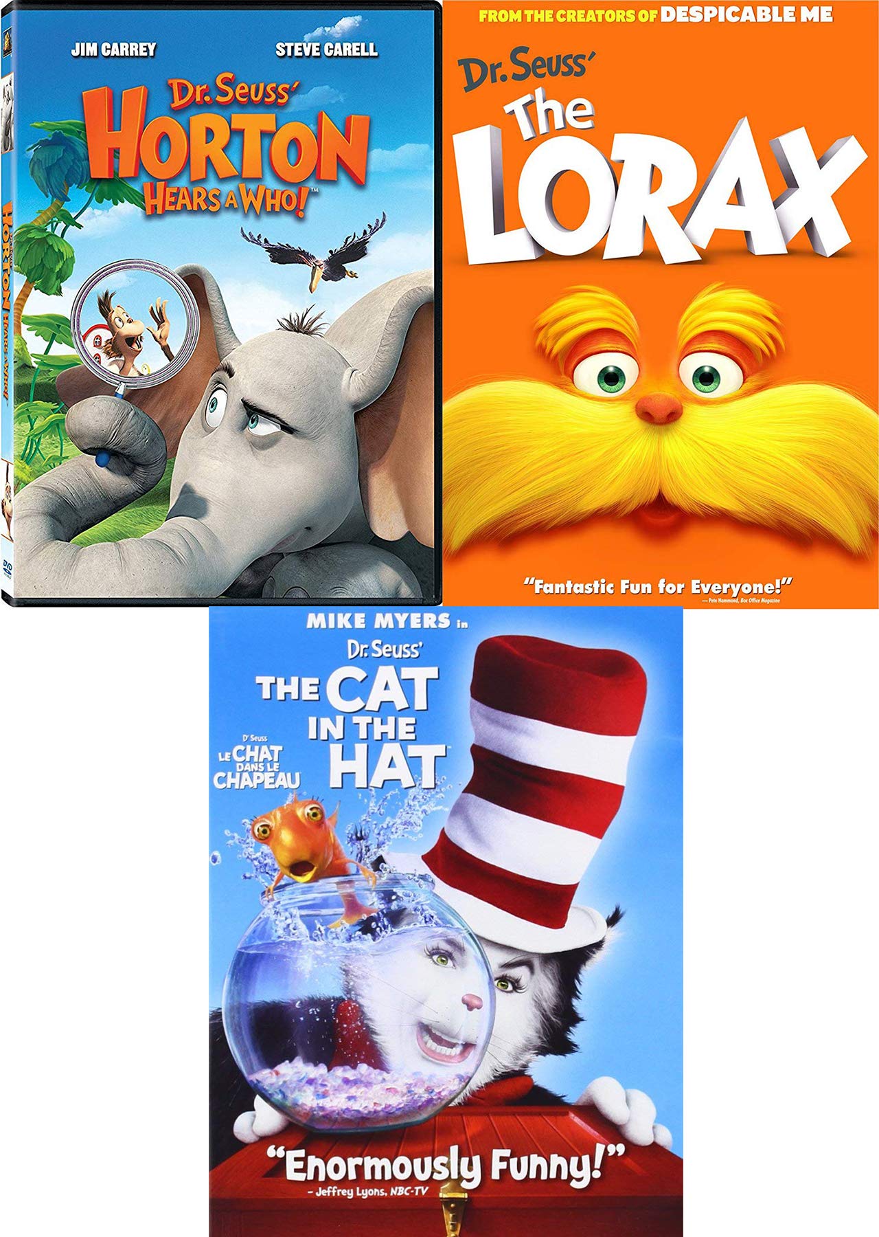 Buy Who's Dr. Seuss Triple DVD Horton Hears A Who! + The Lorax Animated ...