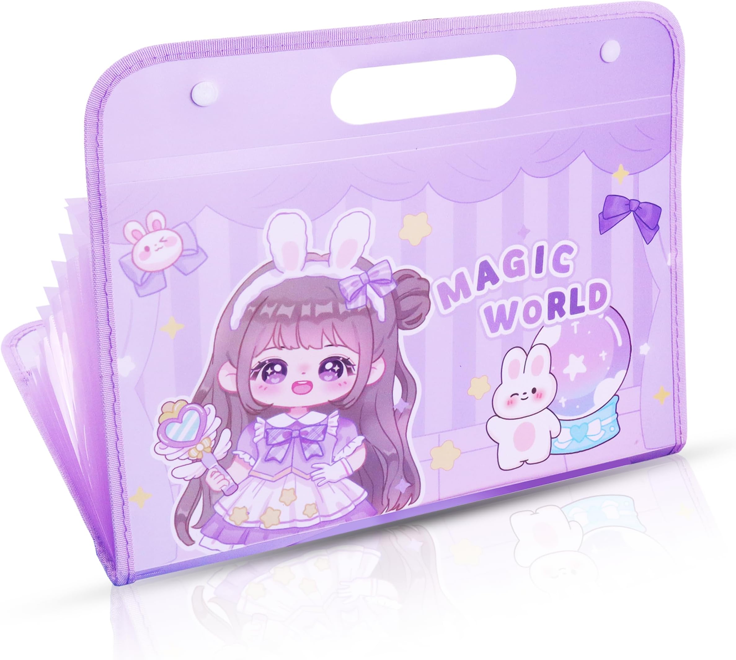 Toyshine 12 Pocket Expanding File Folder Waterproof Vinyl Document ...