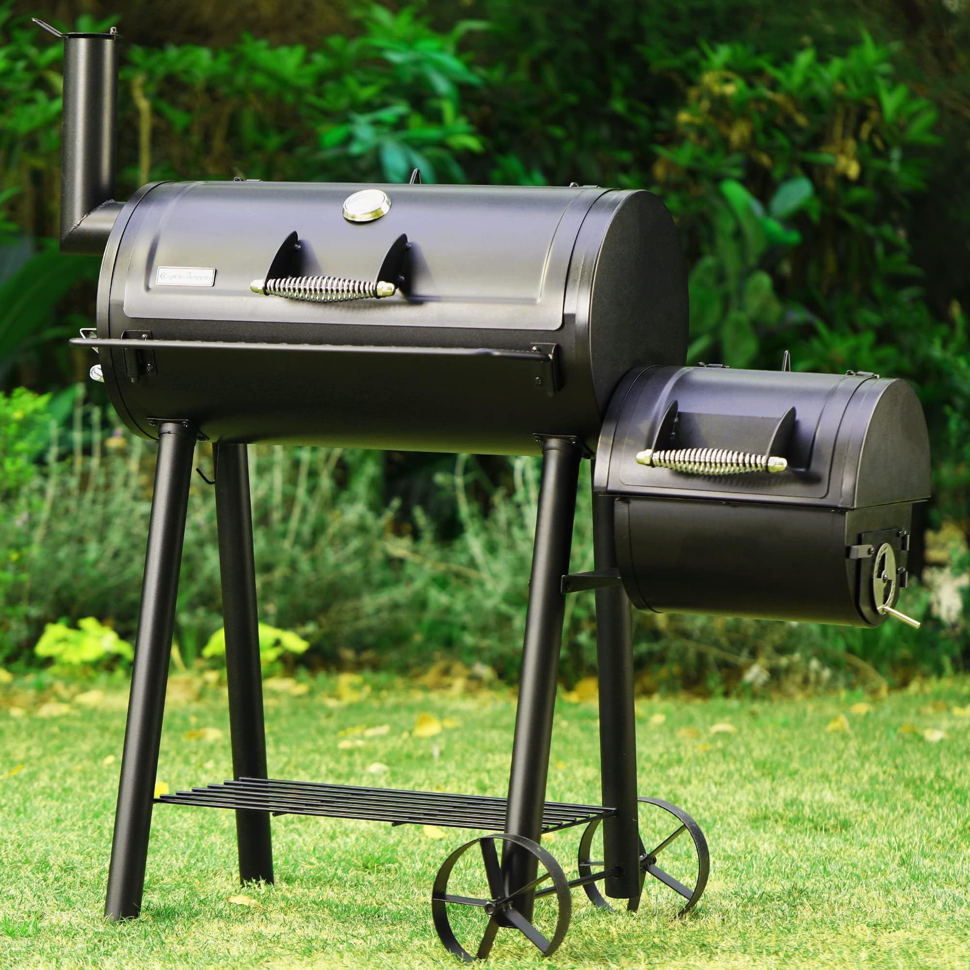 Amazon.com: Char-Griller® Outlaw Charcoal Grill and Smoker with Cast ...