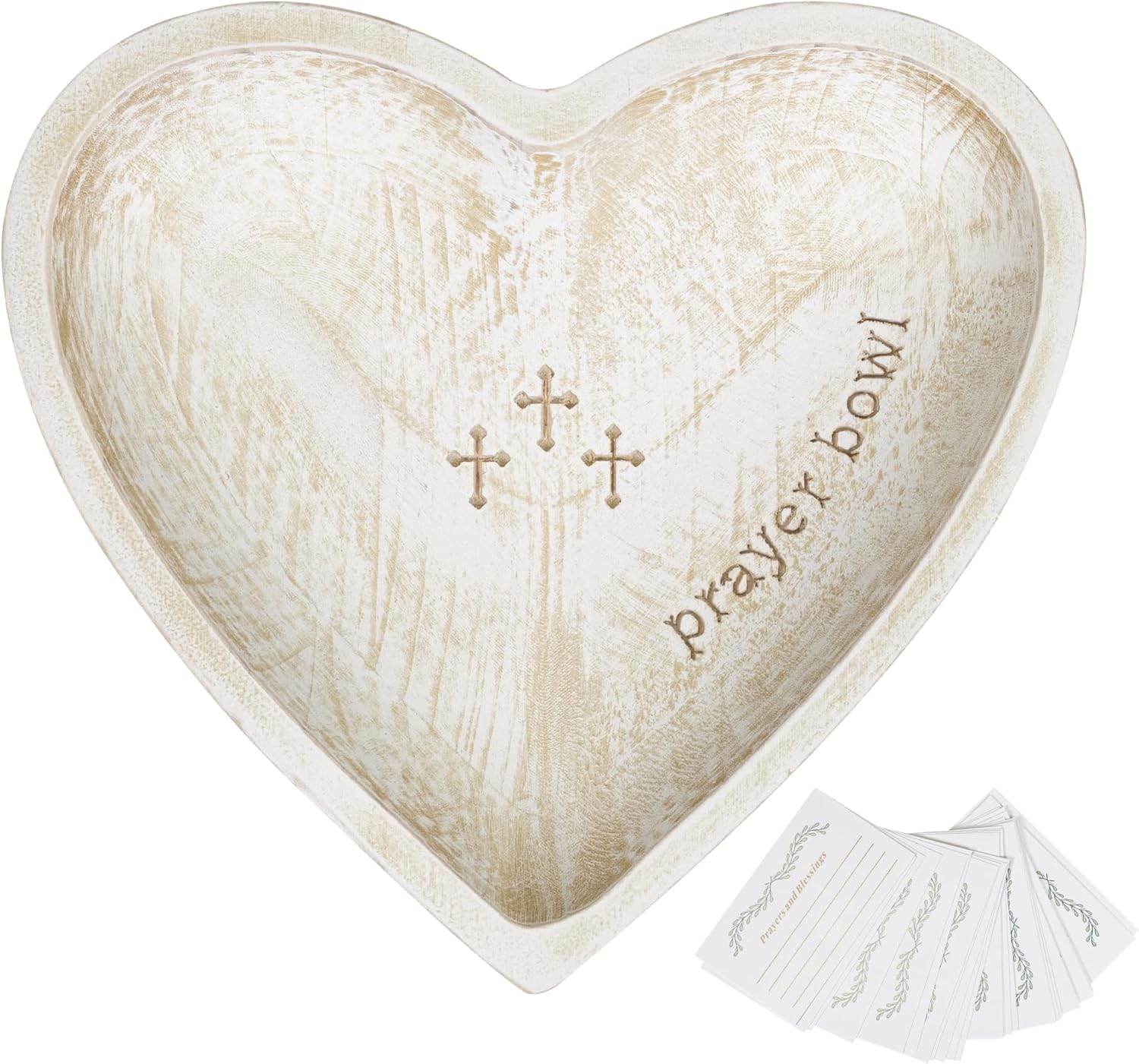 Amazon.com: SeekElegant Prayer Bowl with 24 Blessing Cards, Farmhouse ...