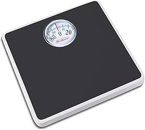 Amazon.com: Sunbeam Easy Read Dial Scale, Black : Health & Household