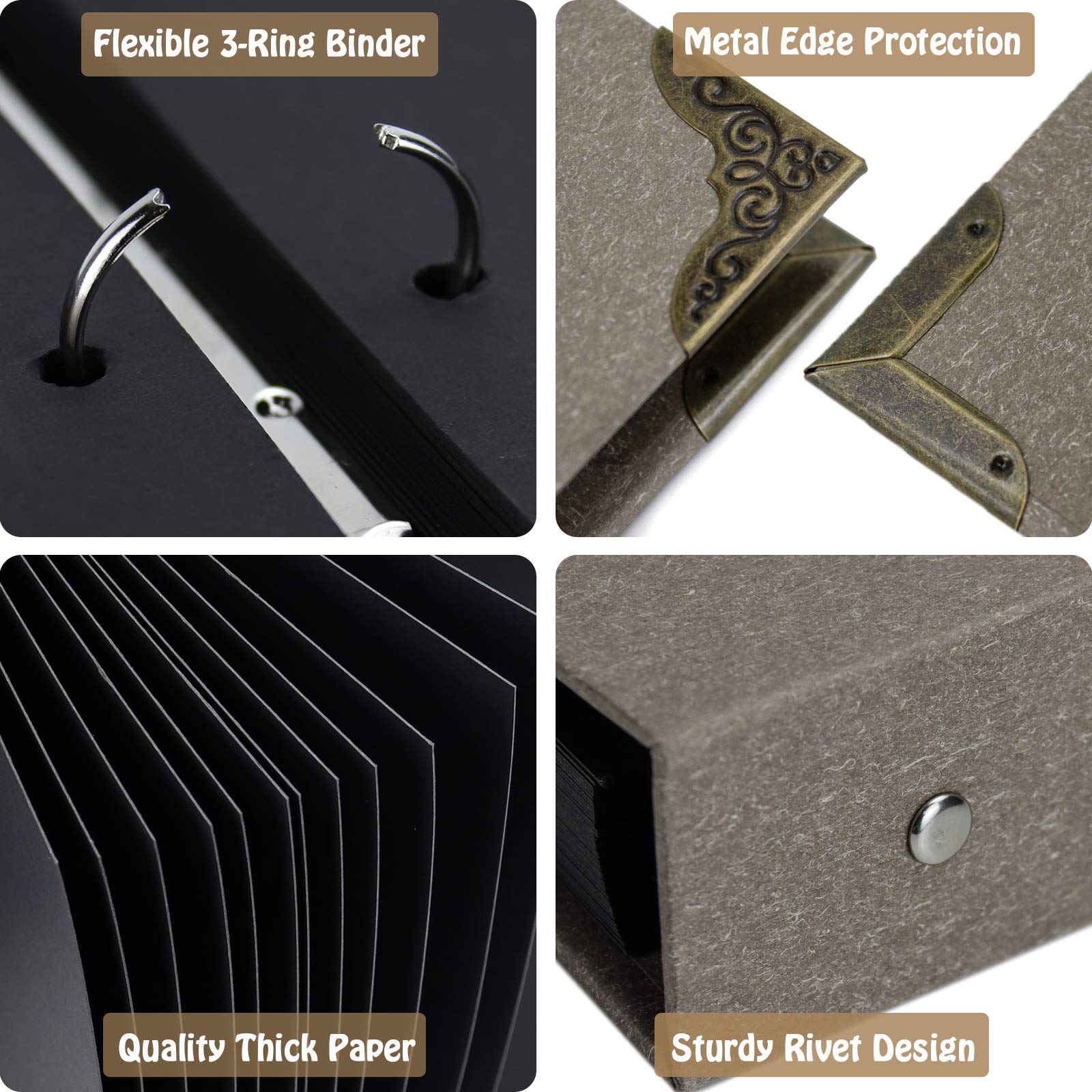 Snapklik.com : Vienrose DIY Scrapbook Photo Album Kit