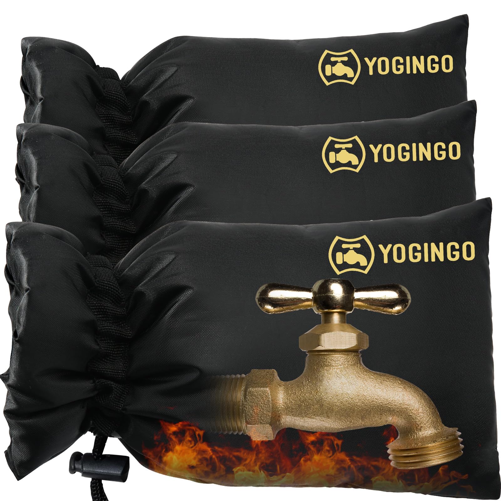 Amazon.com: Outdoor Faucet Covers for Winter Freeze Protection, 3 Pack ...