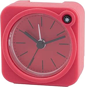 Zeon Mini Rubberised Alarm Clock, Red : Amazon.ca: Home