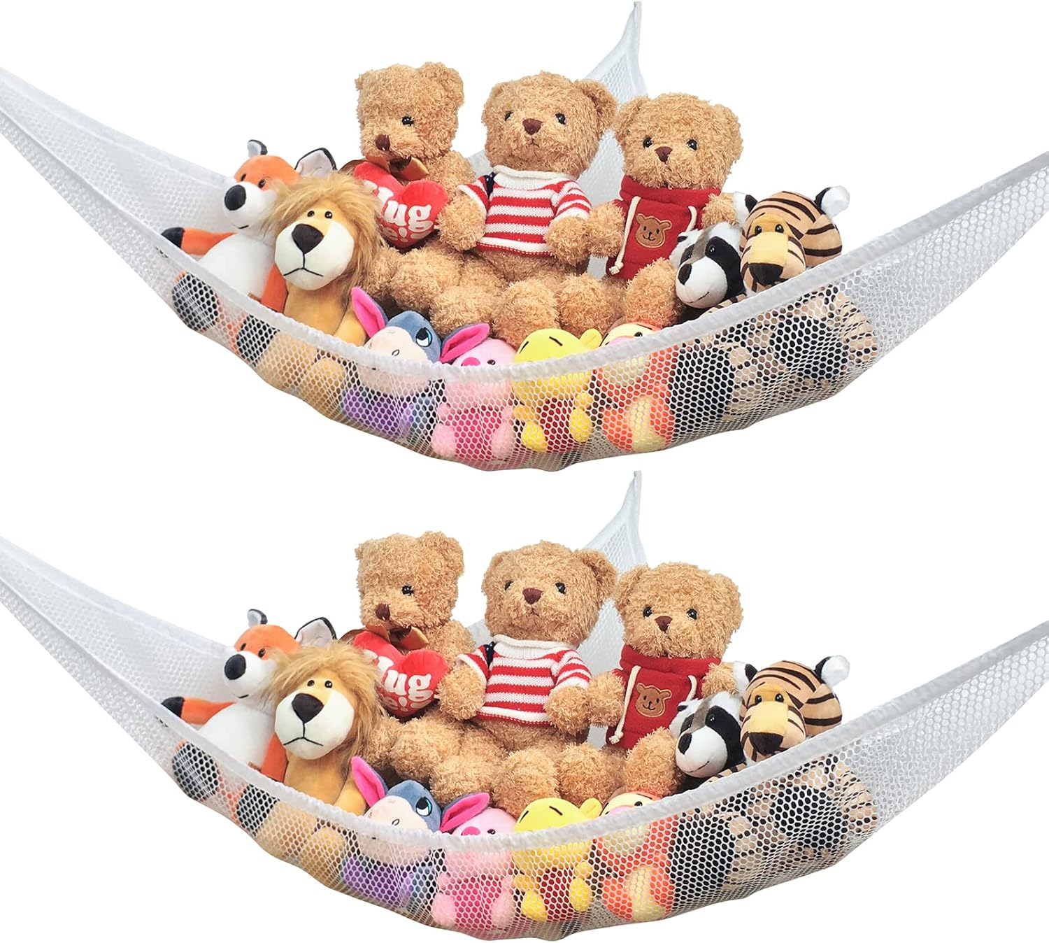 Amazon.com: Gulisanto Stuffed Animal Net Hammock, 2 Pack, 67'' Kids ...