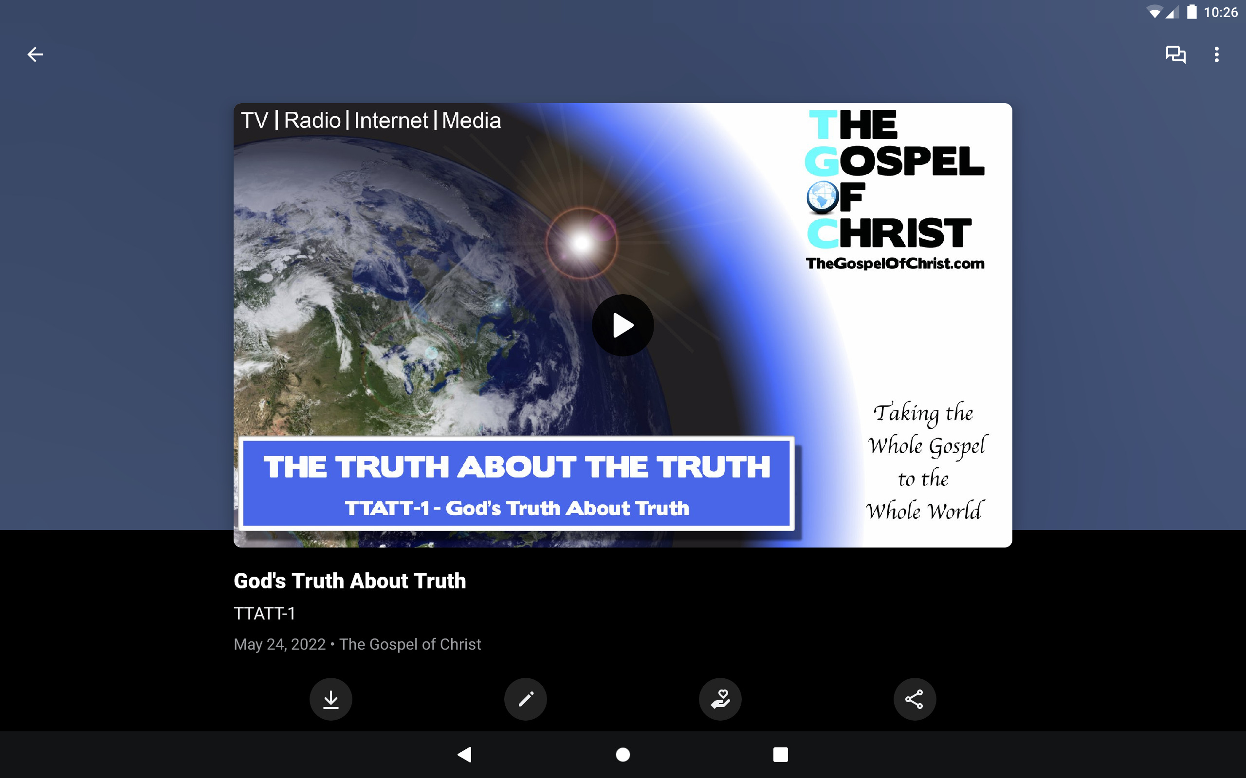 The Gospel of Christ - TGOC - App on Amazon Appstore