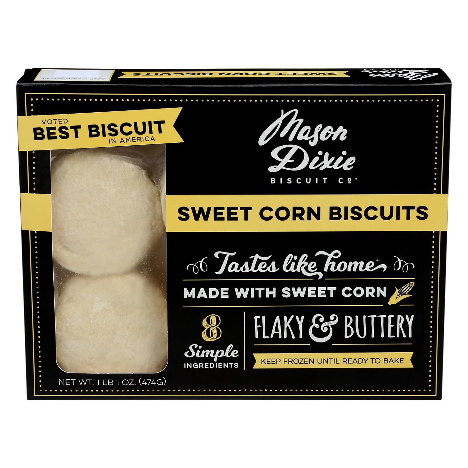 Amazon.com: MASON DIXIE BISCUIT CO Sweet Corn Biscuits, 17 OZ : Grocery ...