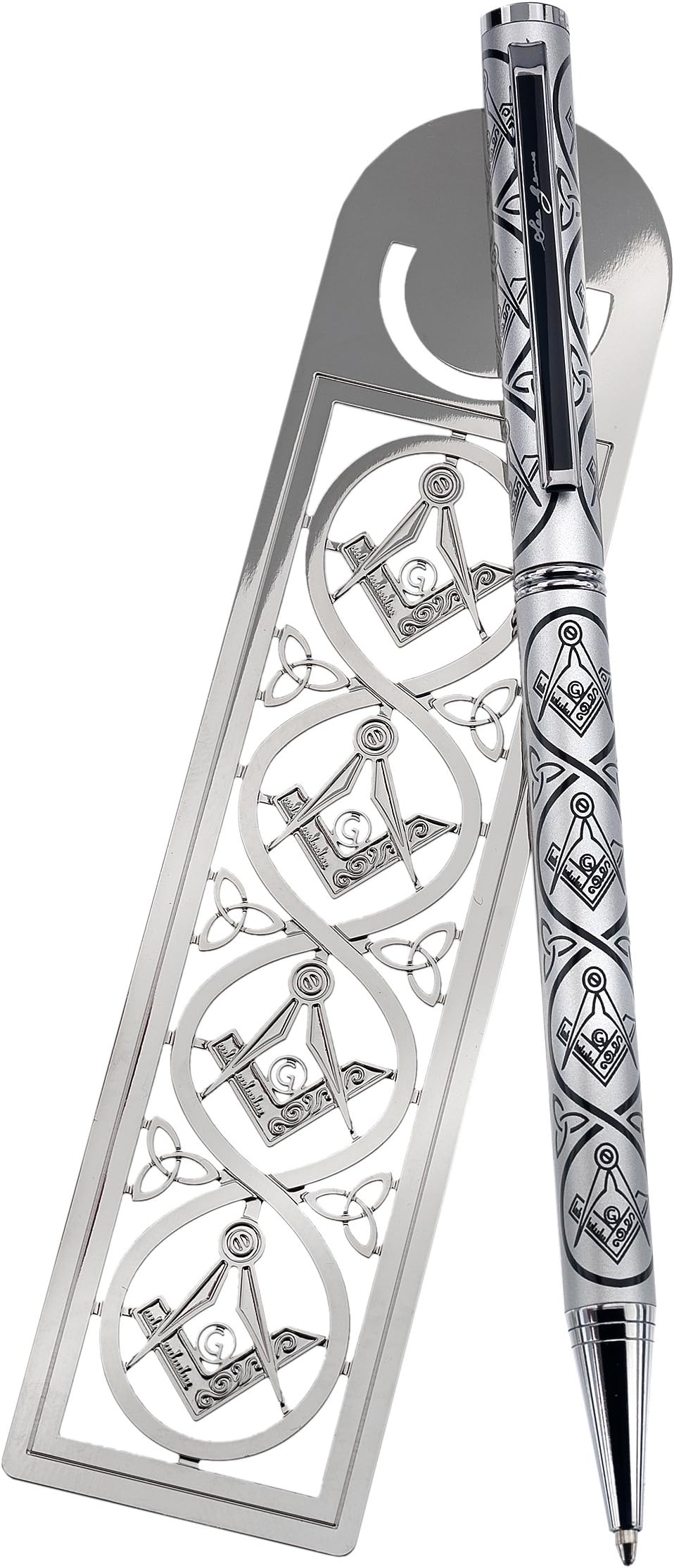 Masonic Ballpoint Pen and Bookmark Set in Presentation Box : Amazon.co ...