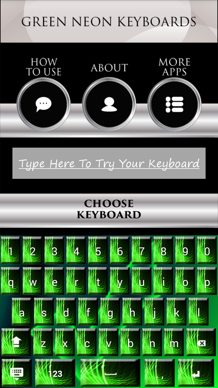 Green Neon Keyboards - App on the Amazon Appstore