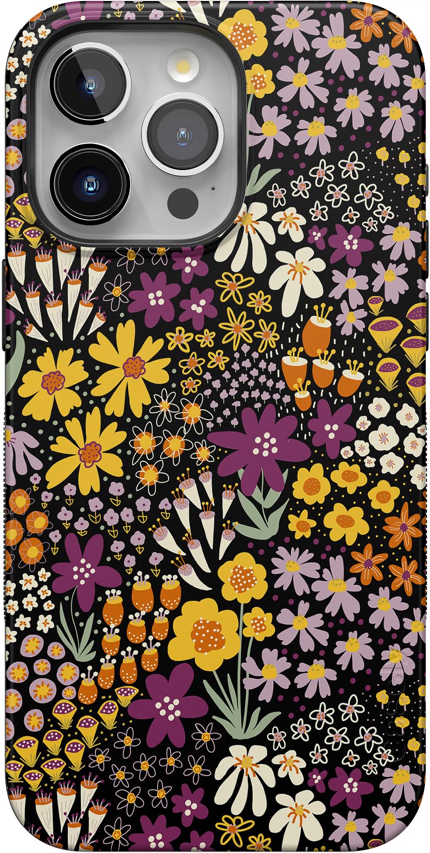 Amazon.com: Casely iPhone 15 Pro Case | Falling for You | Plum Floral Case | Bold Case ...