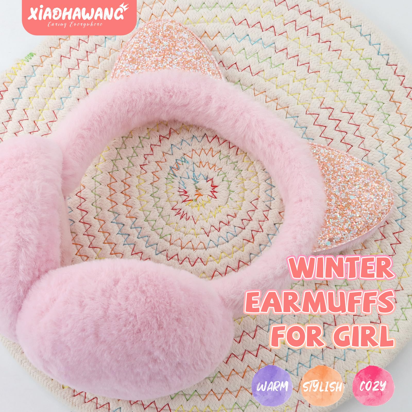 Snapklik.com : XIAOHAWANG Winter Earmuffs For Kids Girl Warm Ear Muffs ...