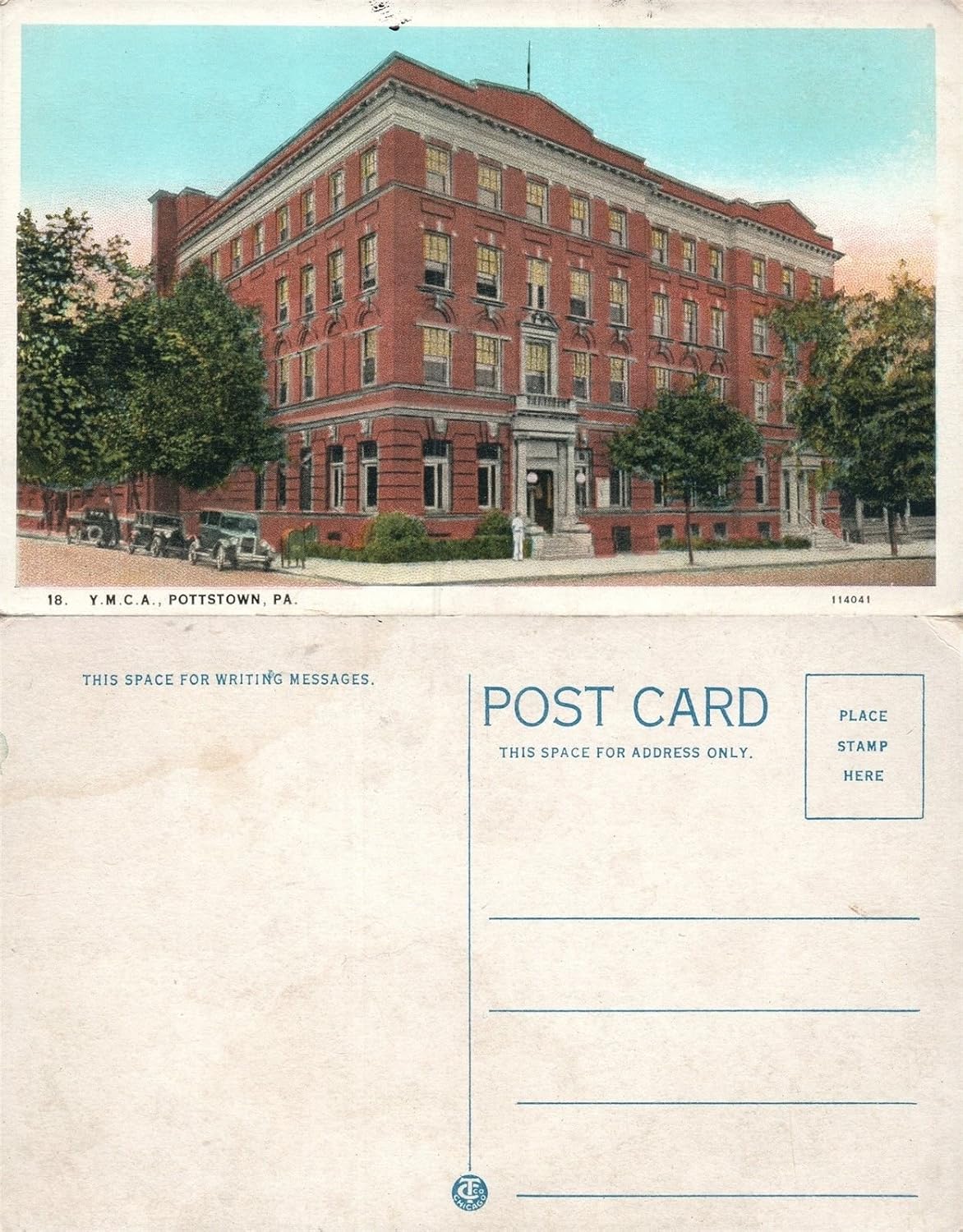 Amazon.com: POTTSTOWN PA Y.M.C.A. ANTIQUE POSTCARD : Office Products