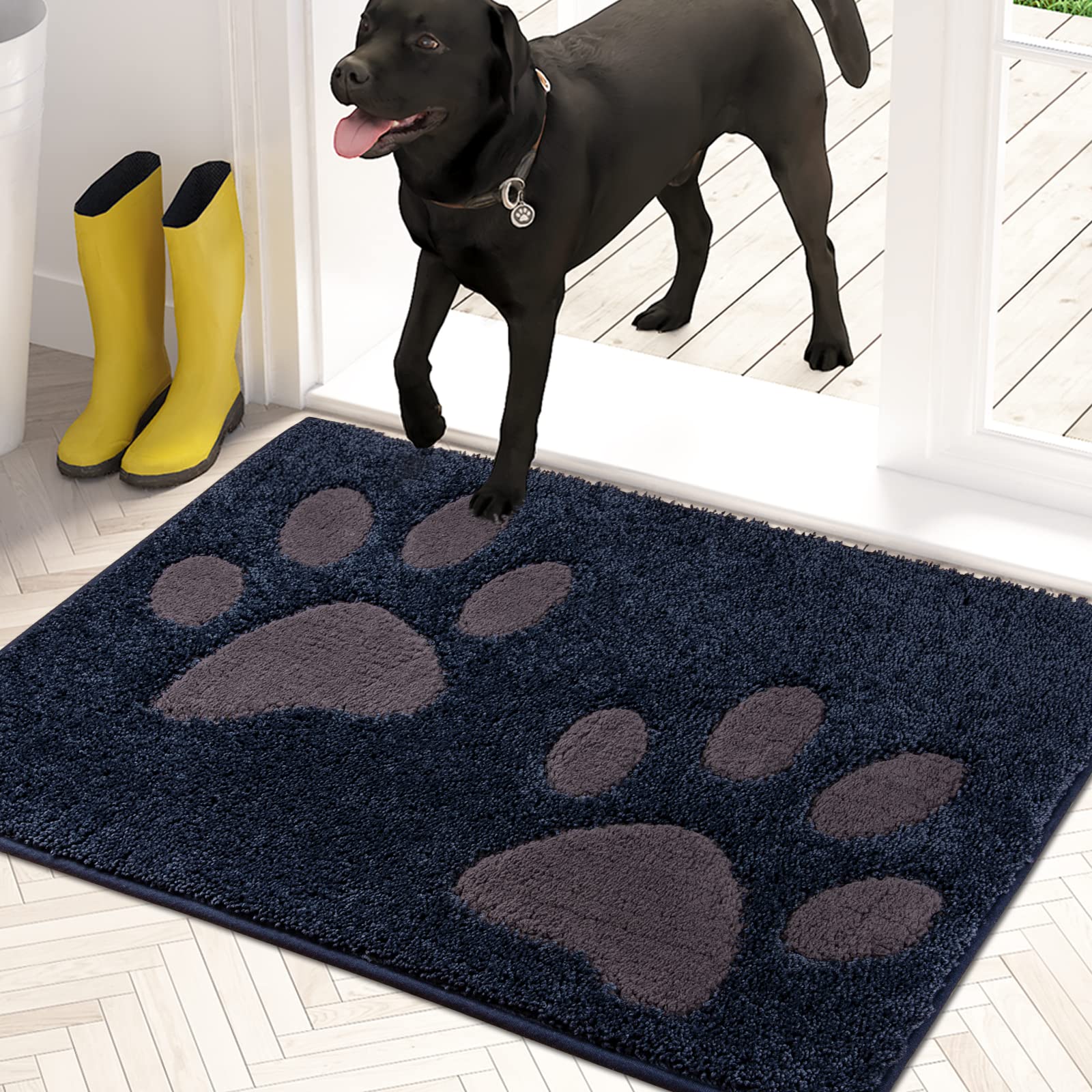 Amazon.com: PURRUGS Dirt Trapper Door Mat 20" x 31.5", Non-Skid/Slip ...