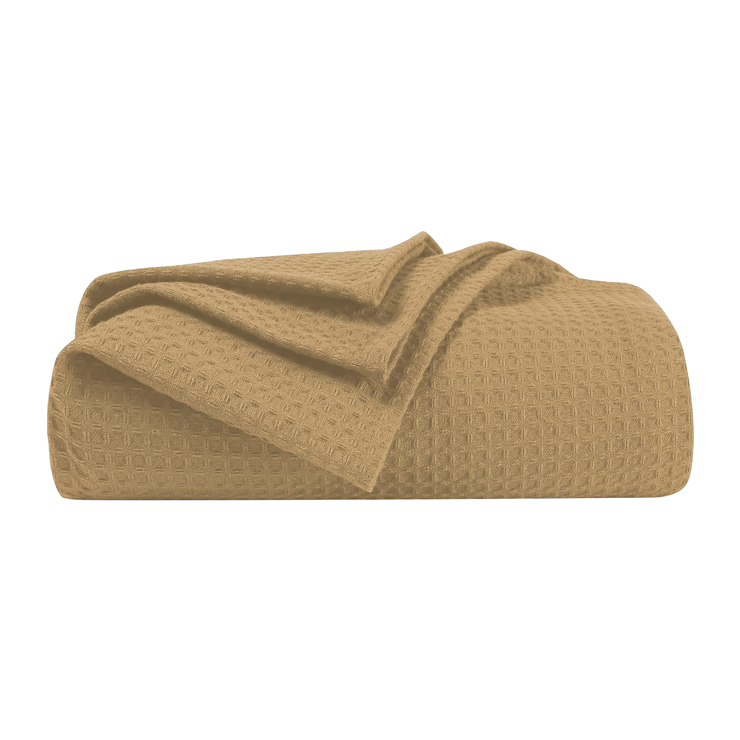 Amazon.com: TWINY threads Twin Size Cotton Blanket for Bed - Waffle ...