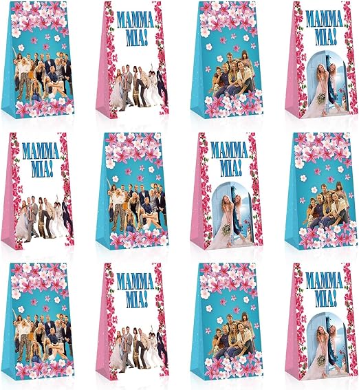 Amazon.com: Optiacan 12pcs Mamma Mia Party Supplies, Mamma Mia Themed ...