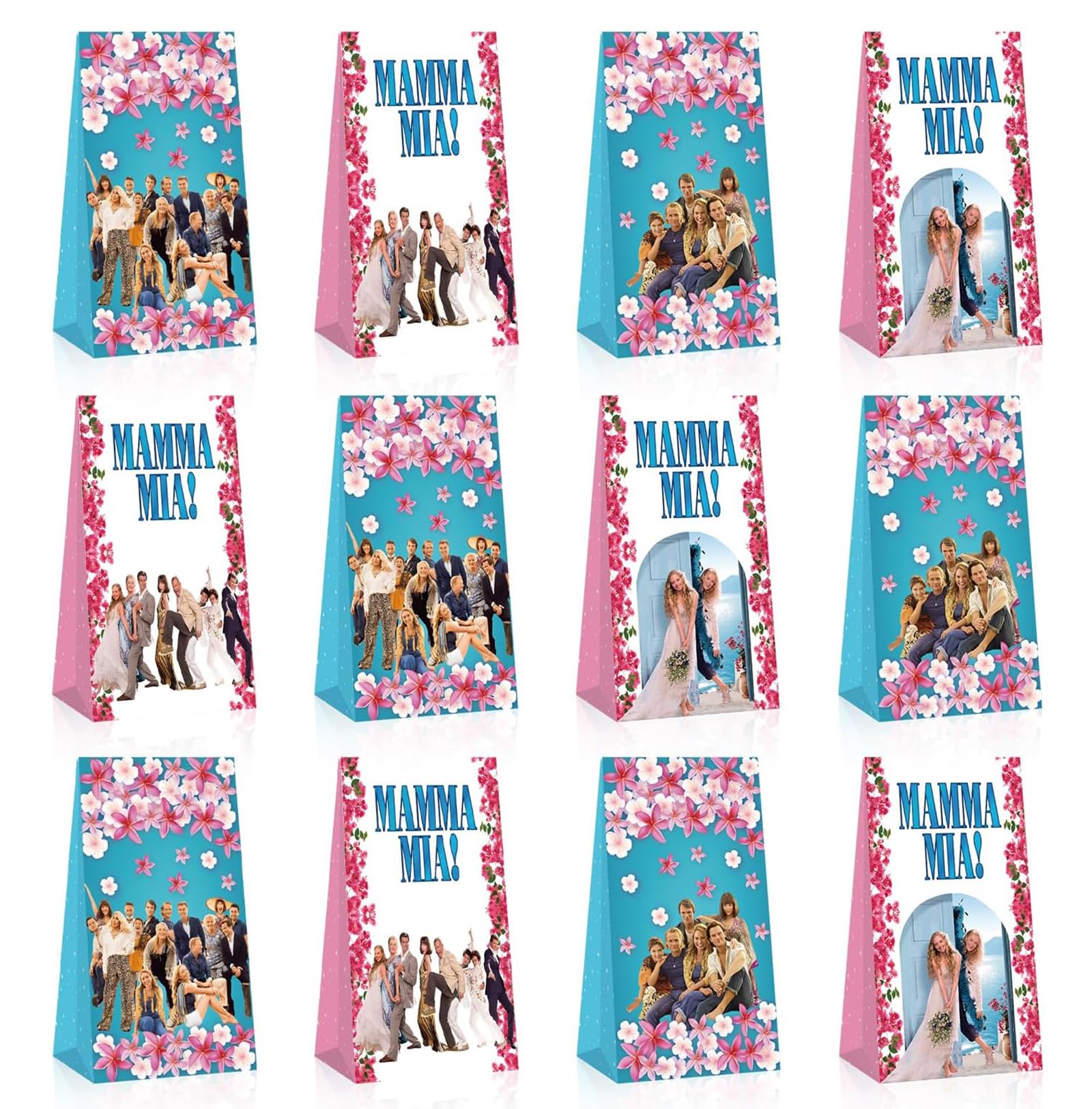 Amazon.com: Optiacan 12pcs Mamma Mia Party Supplies, Mamma Mia Themed ...
