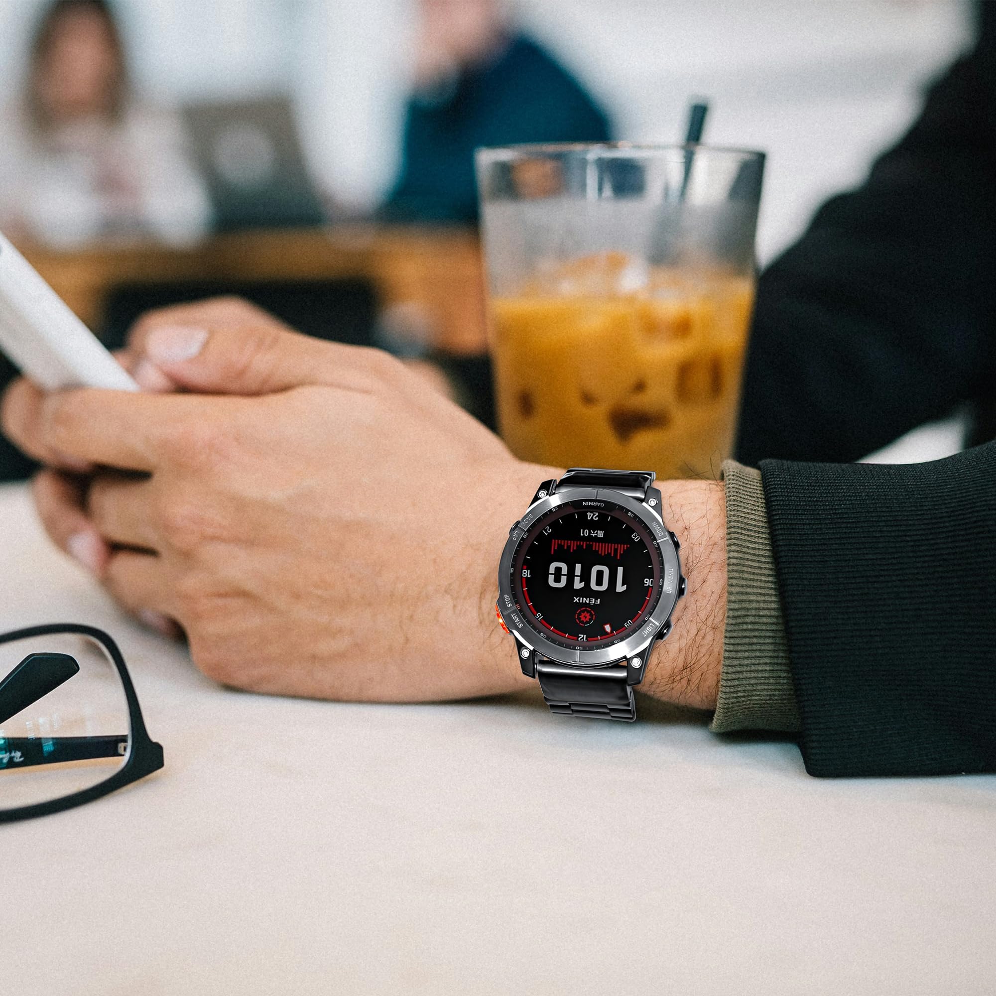 SUNDAREE Compatible with Garmin Fenix 7X Pro/7X 51 mm/6X Pro/5X GPS/Quatix 7X/Tactix7 Pro/Enduro ...