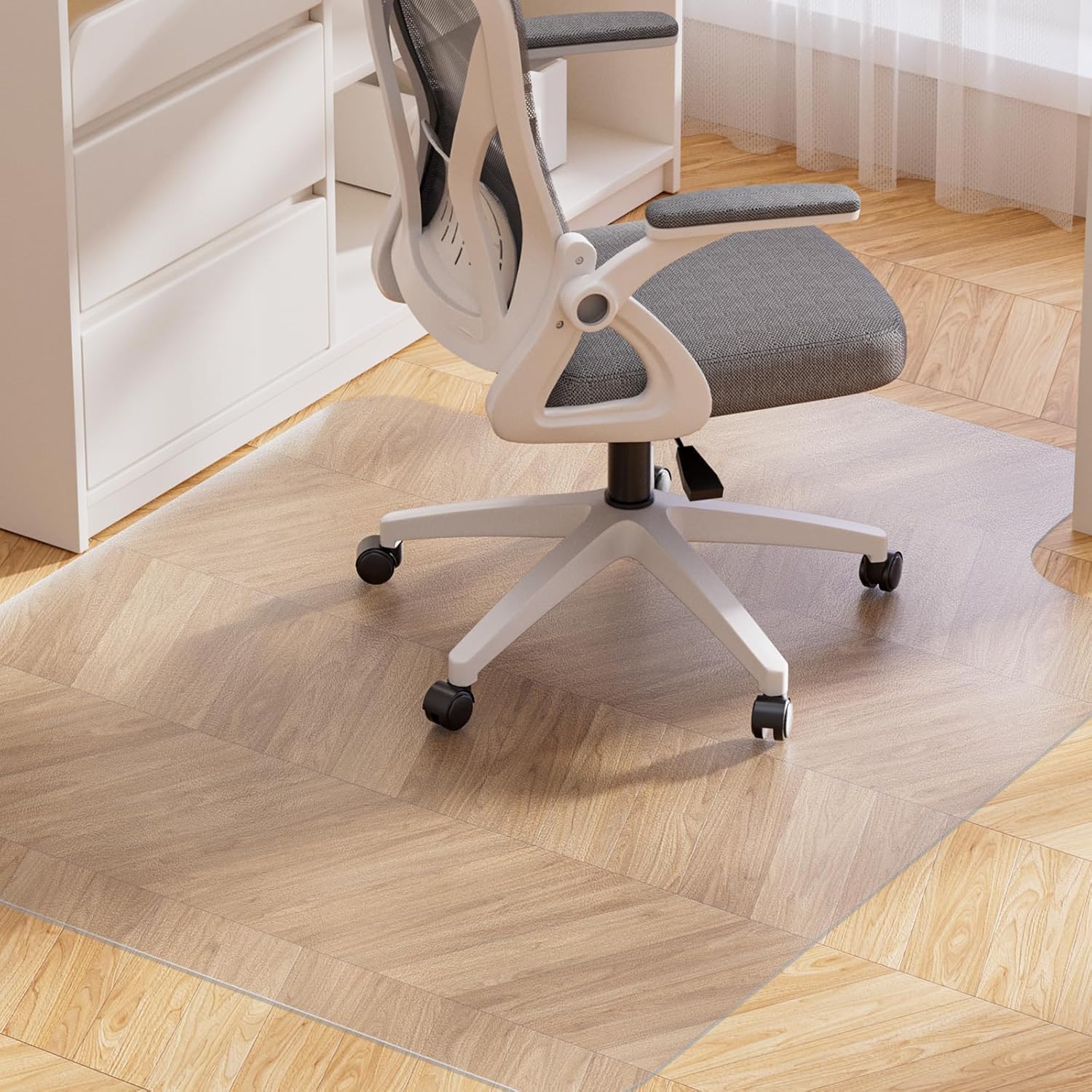 Amazon.com : Office Desk Chair Mat for Hard Floor,Clear Mat Desk Floor ...