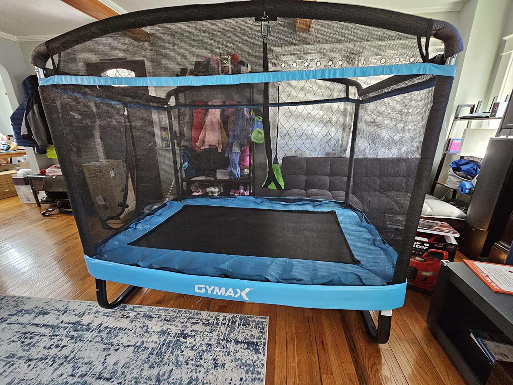 $43/mo - Finance GYMAX 6FT Kids Trampoline with Swing, ASTM Approved ...