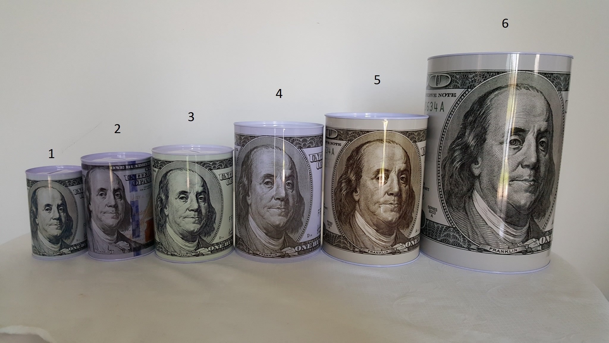 100 Dollar Bill Tin Money Bank Large Jumbo Bank Note | Desertcart Australia