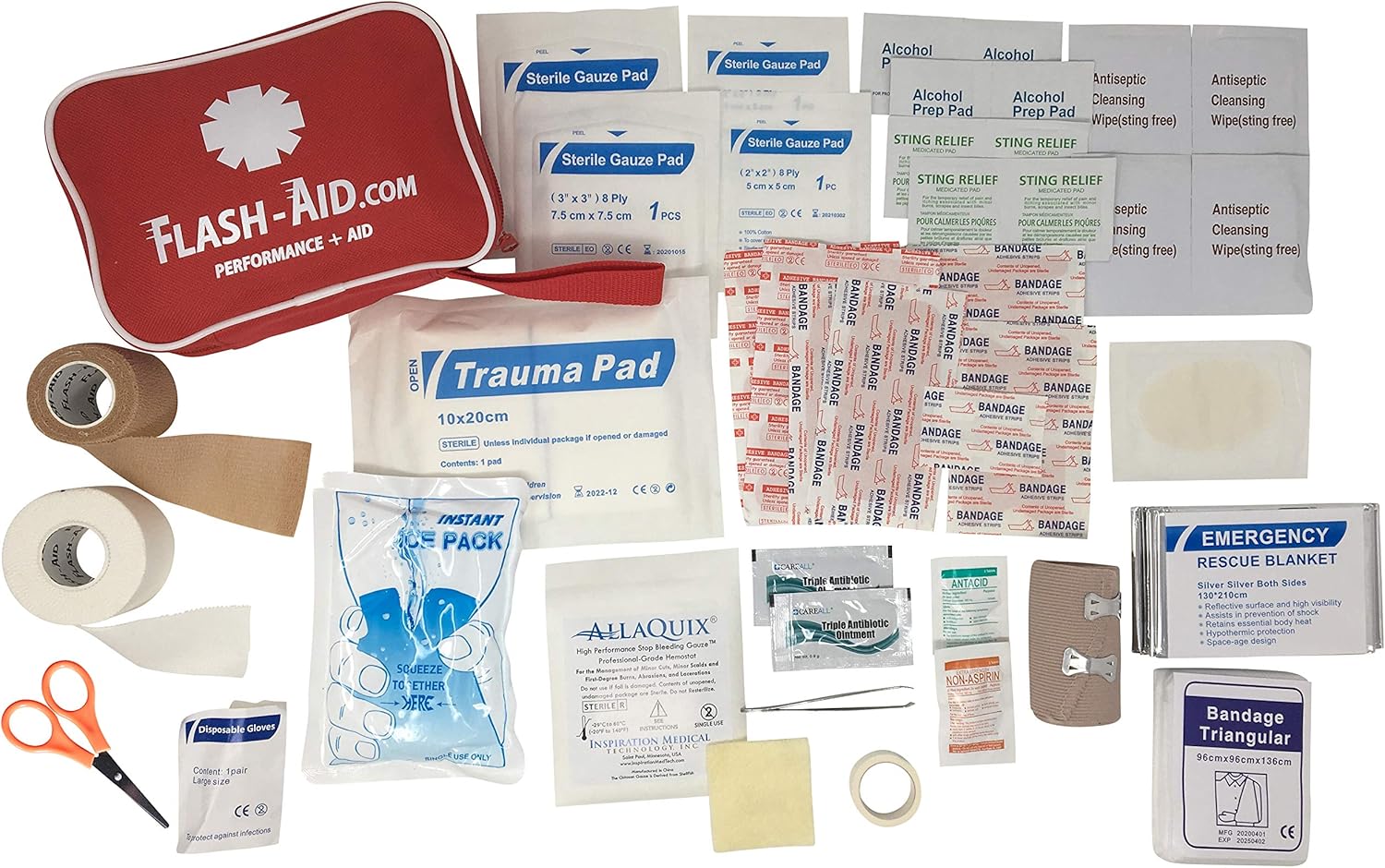 Amazon.com: First Aid Kit for Youth Sports (Deluxe Kit) : Health ...