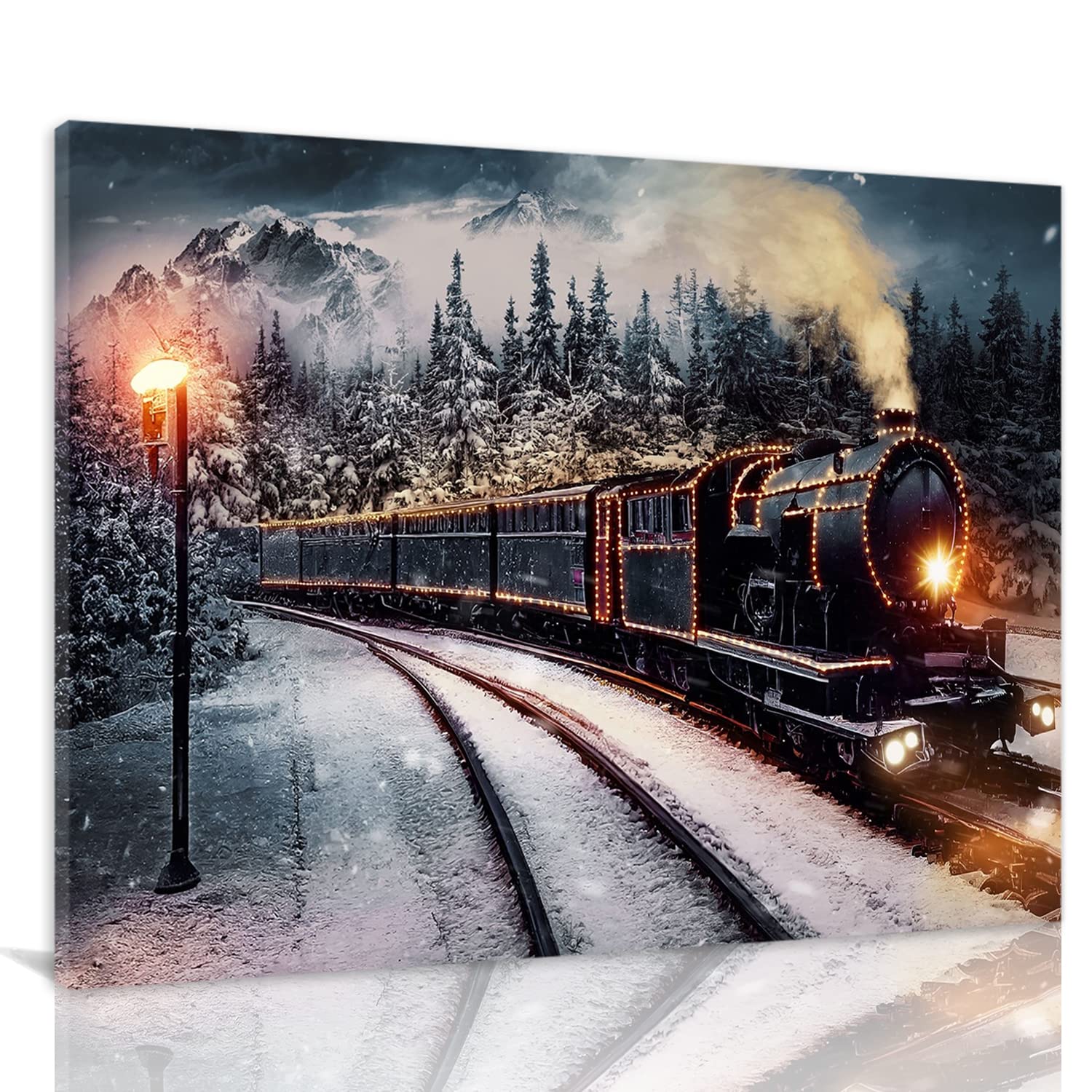 Abstract Train Painting