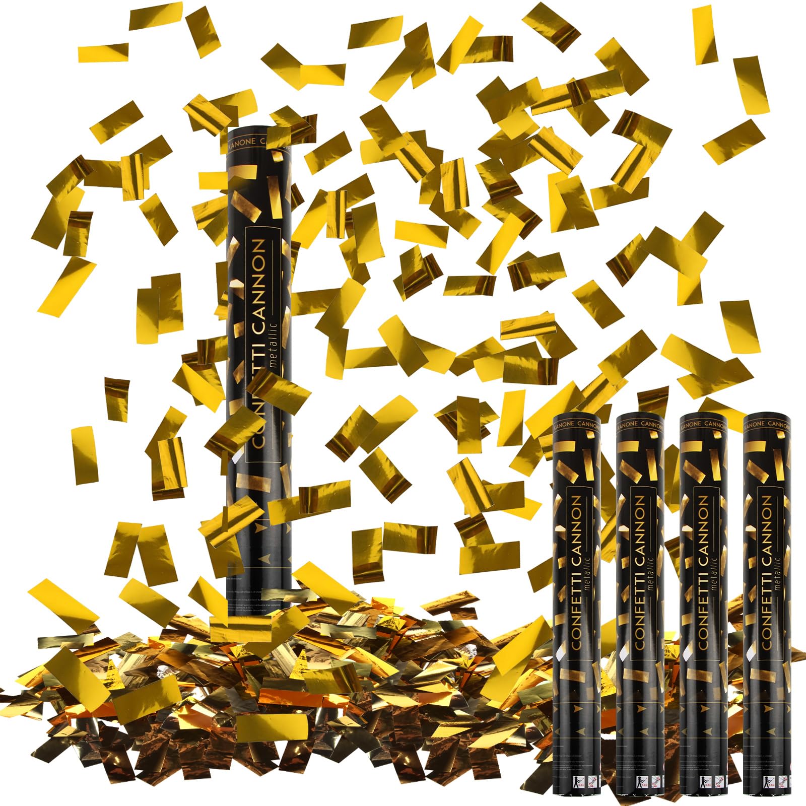Gold Confetti Streamers Gold Background With Confetti And Streamers