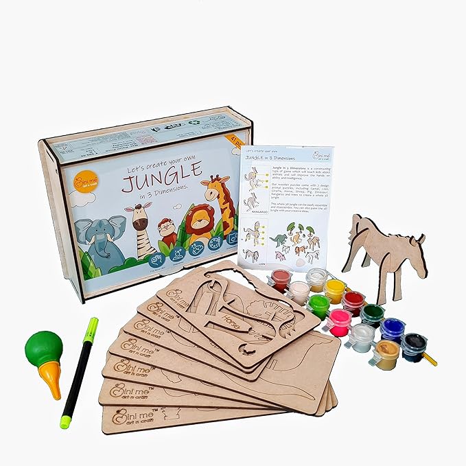Minime Art N Craft Let's Create Your Own Jungle in 3 Dimensions for 5 ...