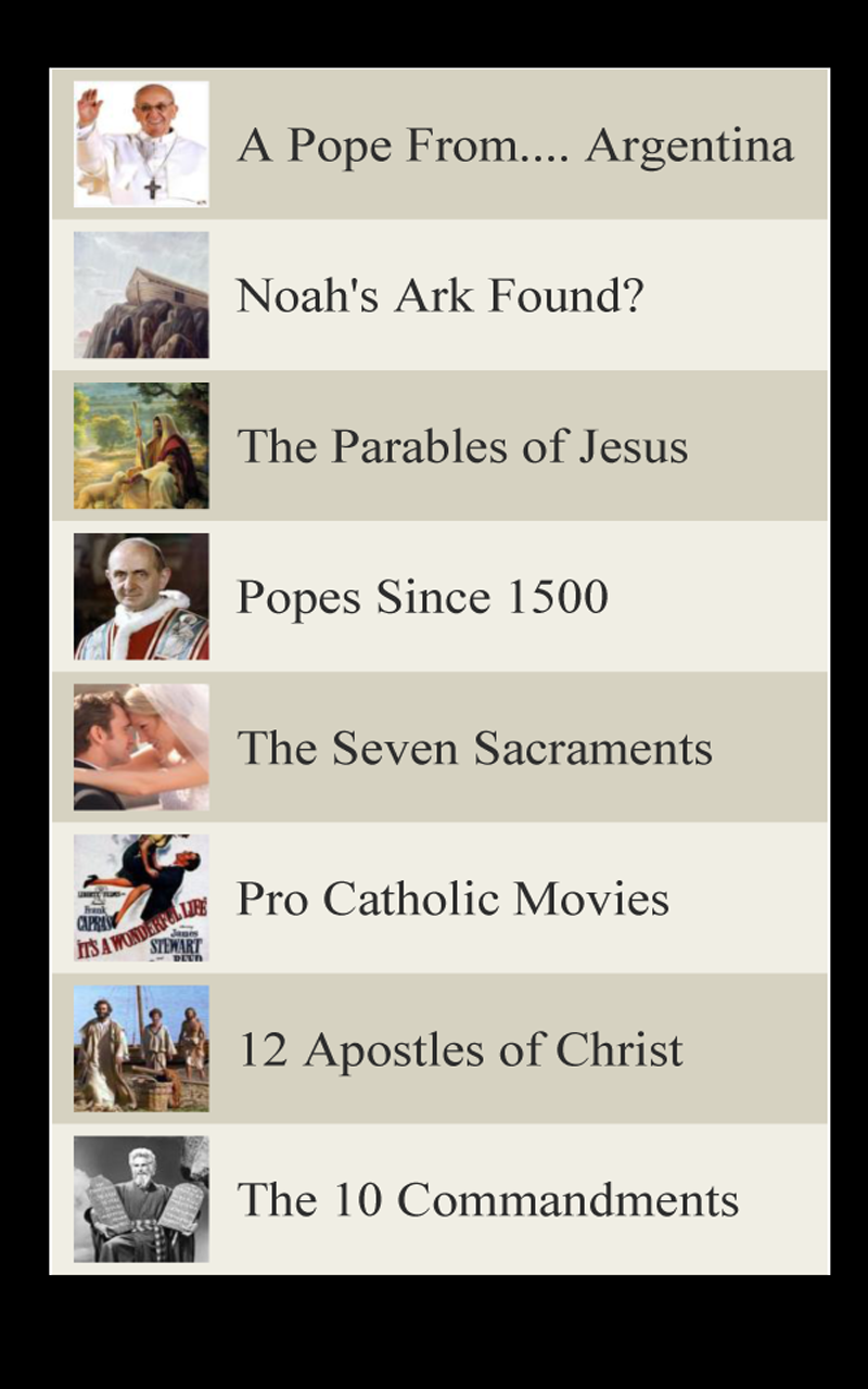 Catholic Lists - App on Amazon Appstore