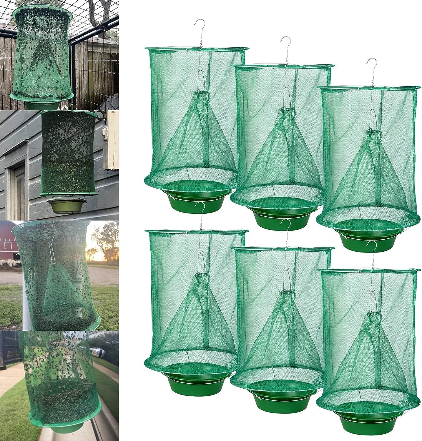 Paquete de 6 trampas para moscas rancho al aire última intervensión ...