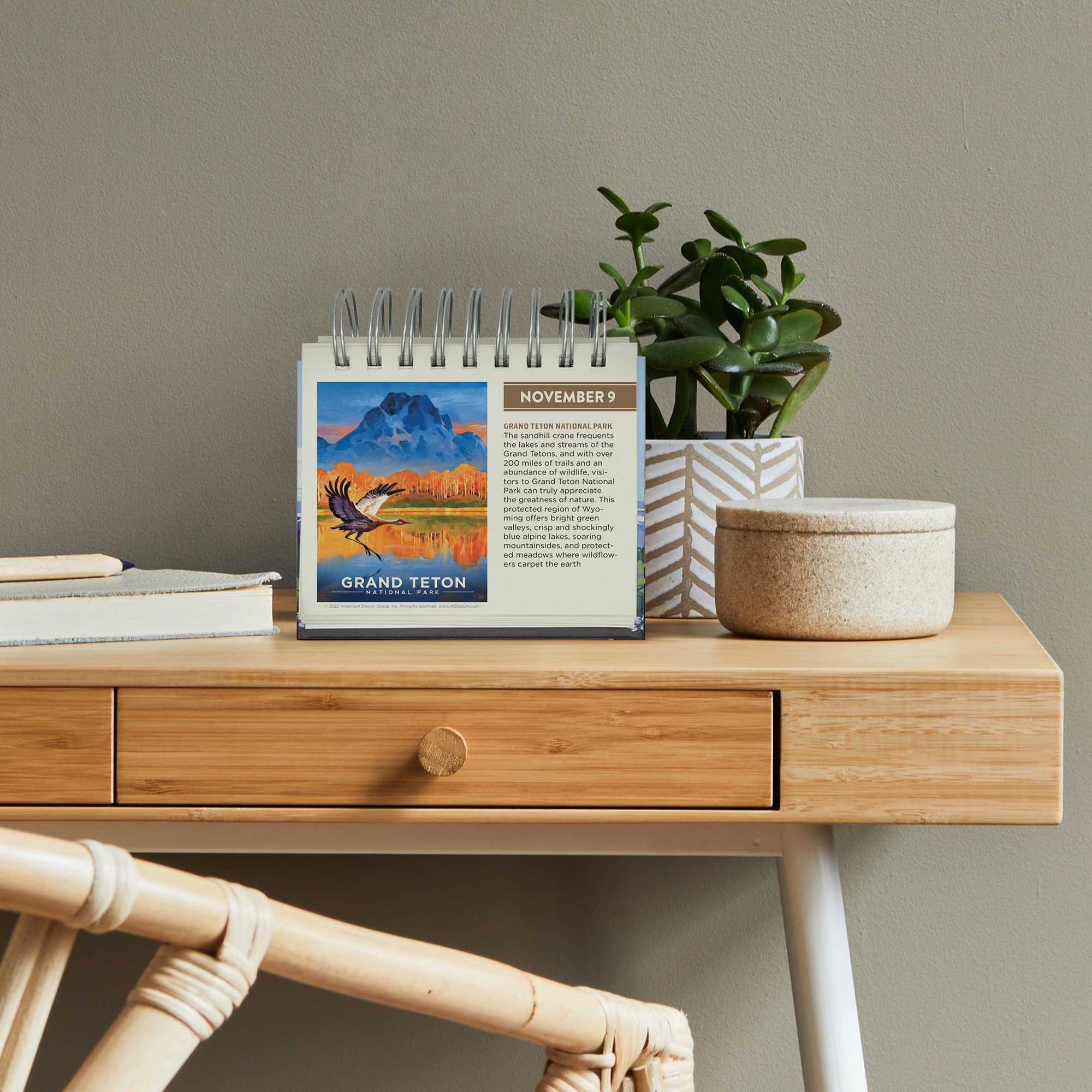 Snapklik.com : Americanflat Perpetual Flip Calendar