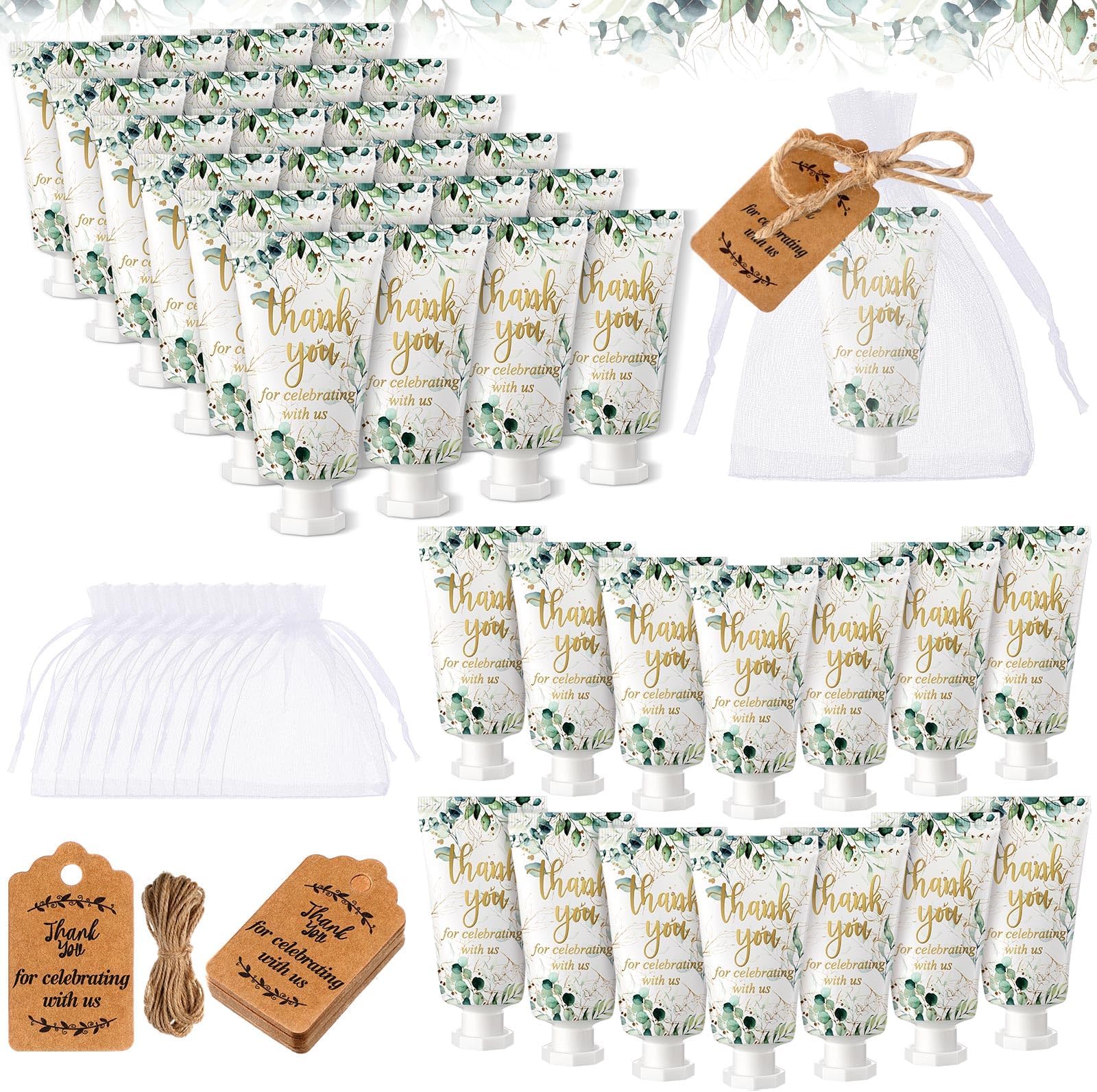 Amazon.com : Dansib 48 Sets Baby Shower Hand Cream Wedding Hand Cream ...
