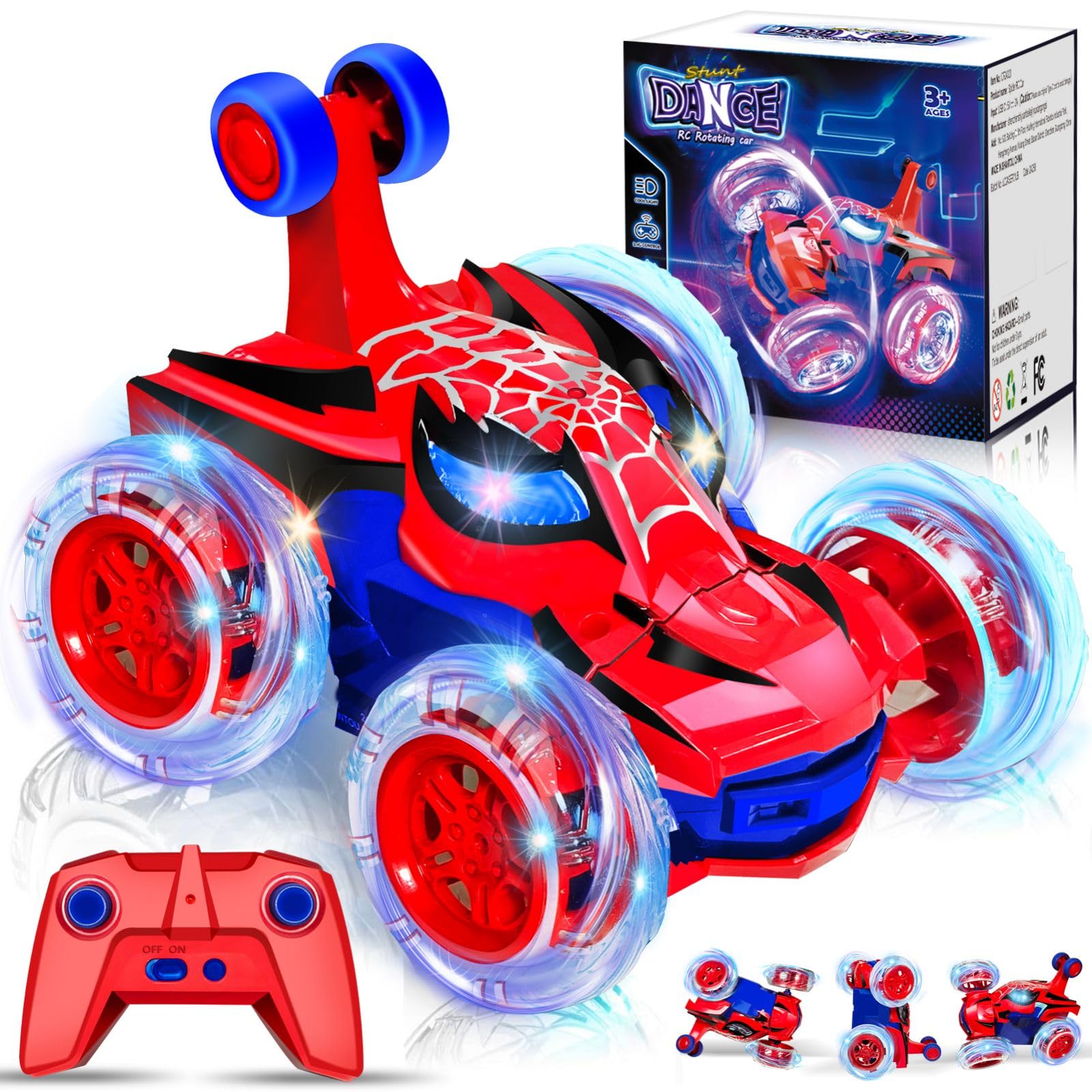 Amazon.com: Kids Toys Spider RC Car for Boys 4-7 - Cool Spider Monster ...