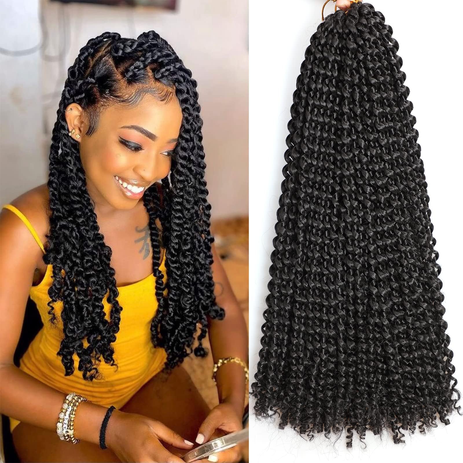 Amazon.com: Ginger Passion Twist Hair 14 Inch Copper Red Passion Twist ...