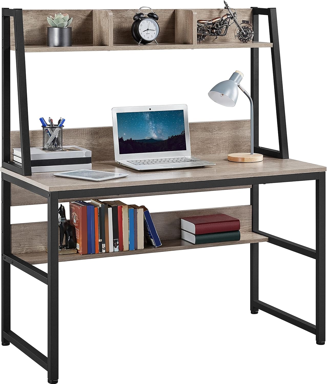 Yaheetech 47” Office Computer Desk with Hutch, Australia | Ubuy