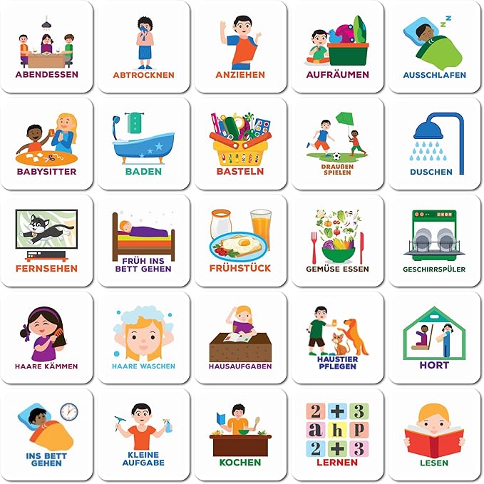 Smarfer - Magnetic Pictograms for Weekly Planning Board - Pack of 50 ...