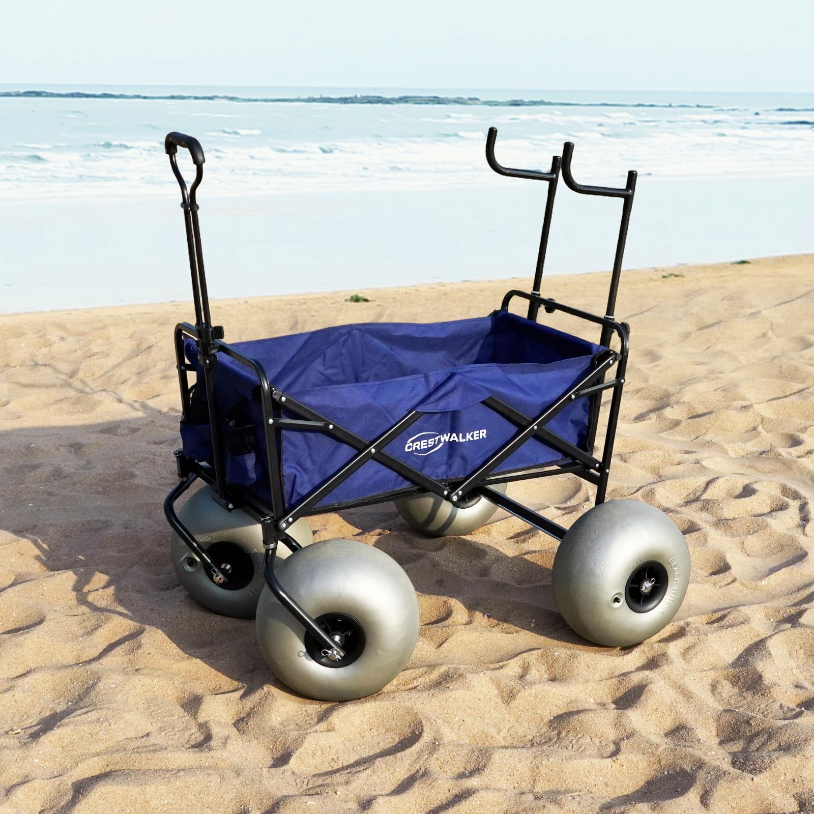 Amazon.com : Rangland Beach Wagon with Big Wheels for Sand - All ...