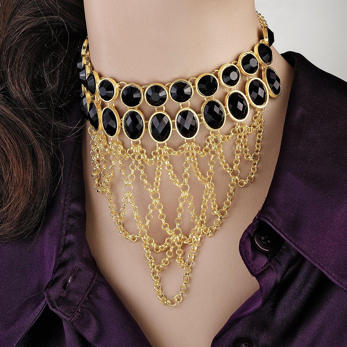 Amazon.com: XoticBrands Moulin Rouge Necklace : Clothing, Shoes & Jewelry