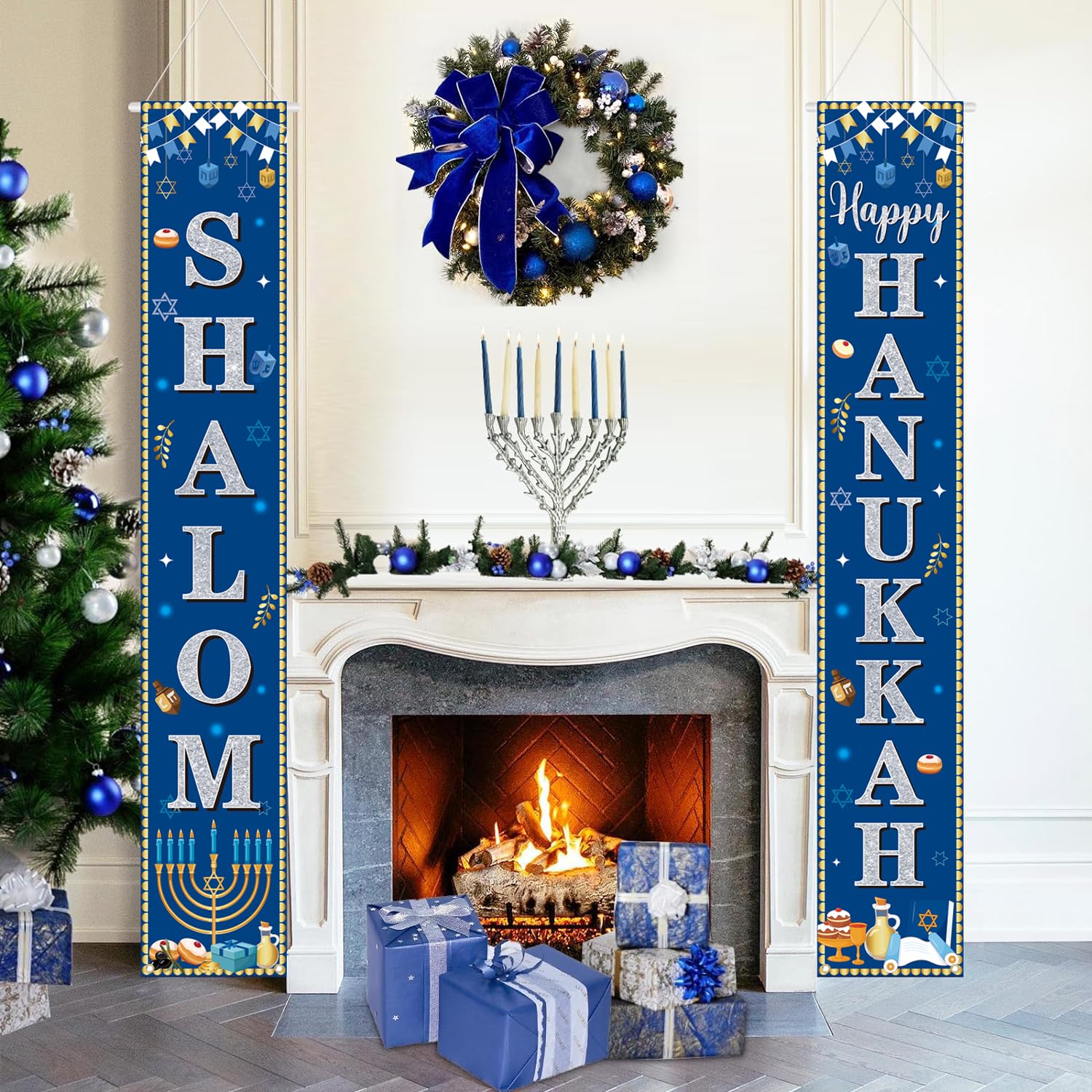 Outdoor Hanukkah Decorating Ideas Hanukkah Decorations Outdoor Etsy