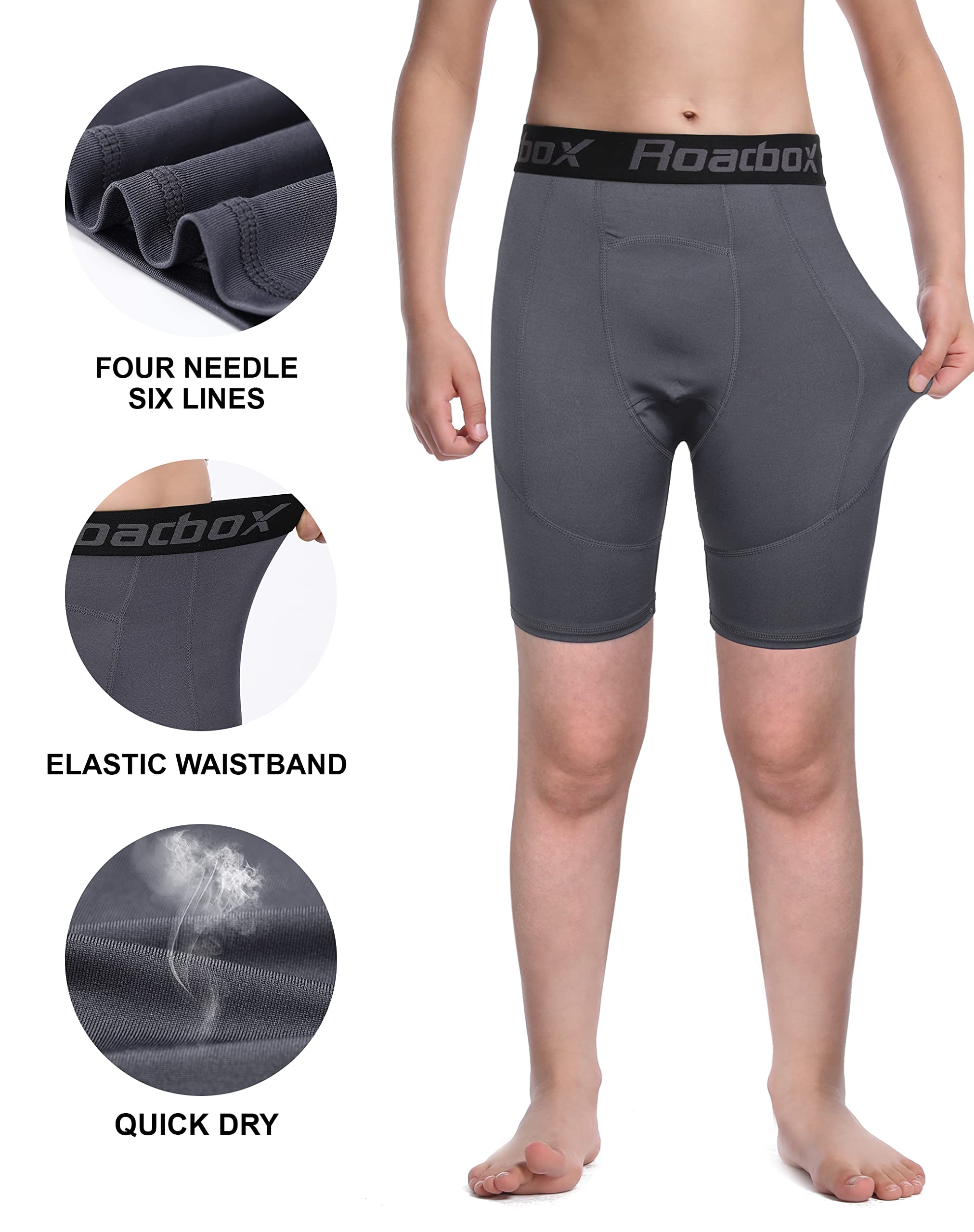 Snapklik.com : Youth Boys Compression Shorts - Performance Athletic ...