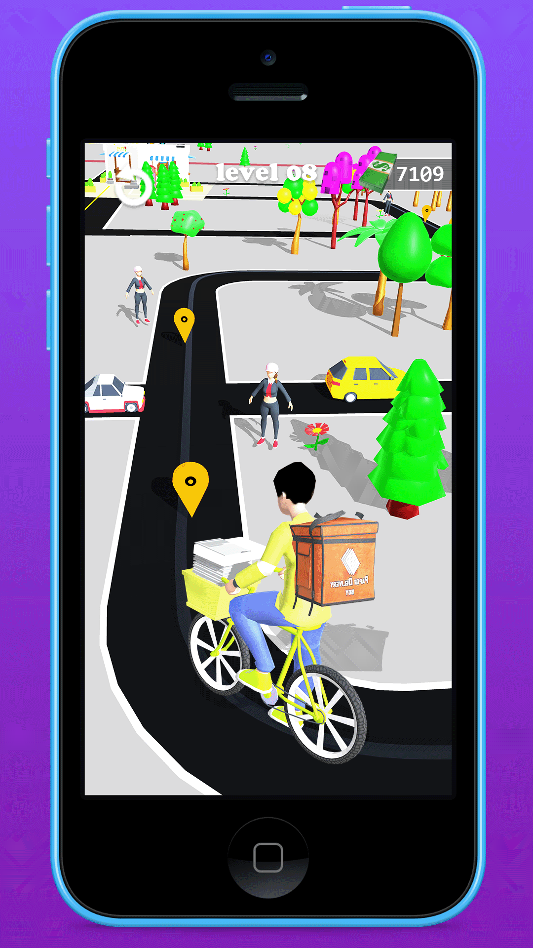 Newspaper Delivery Boy Bike Game: Paper Delivery Boy Bike Driving Game ...