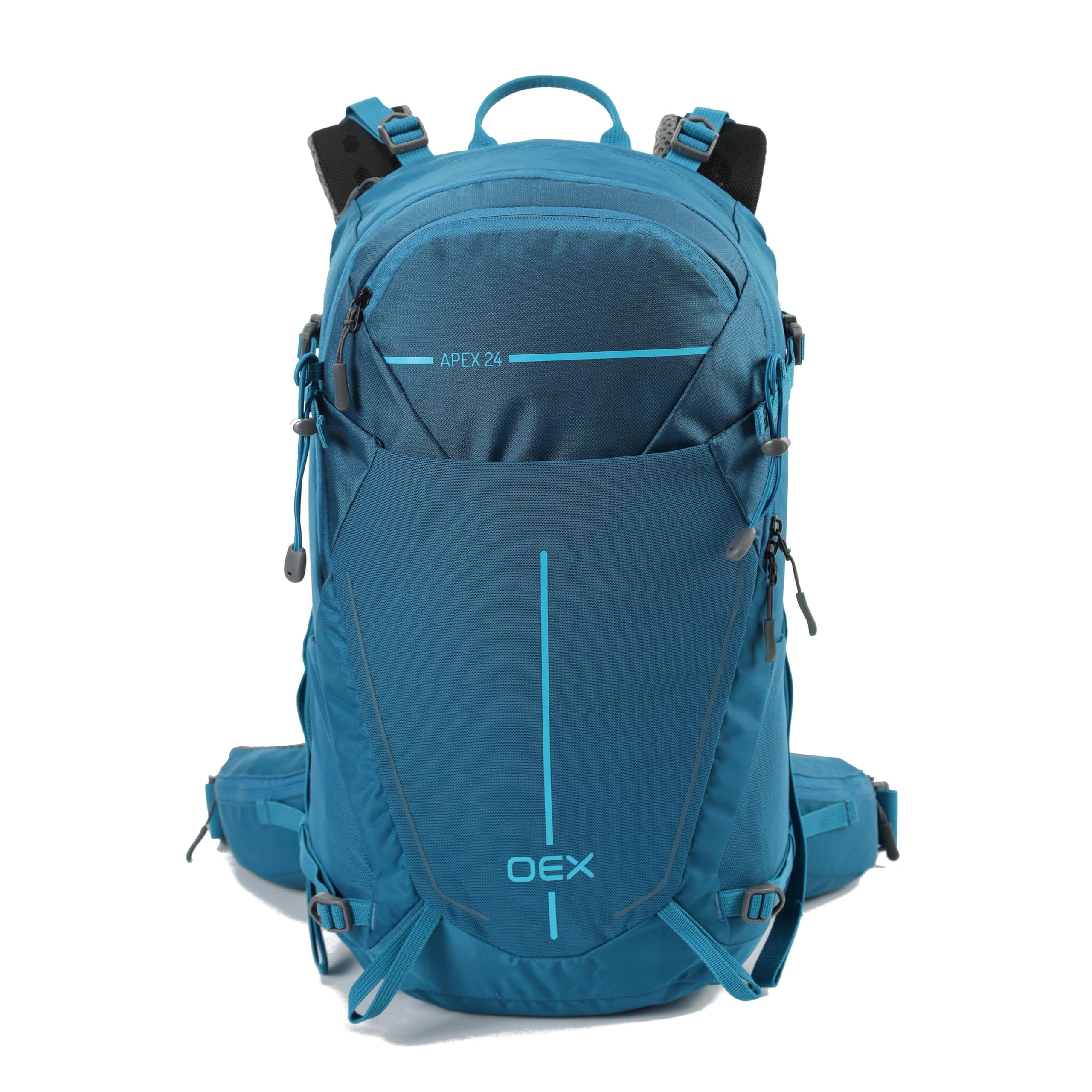 OEX Apex 24 Litre Backpack with Integrated Raincover, 24L Rucksack, Bag ...